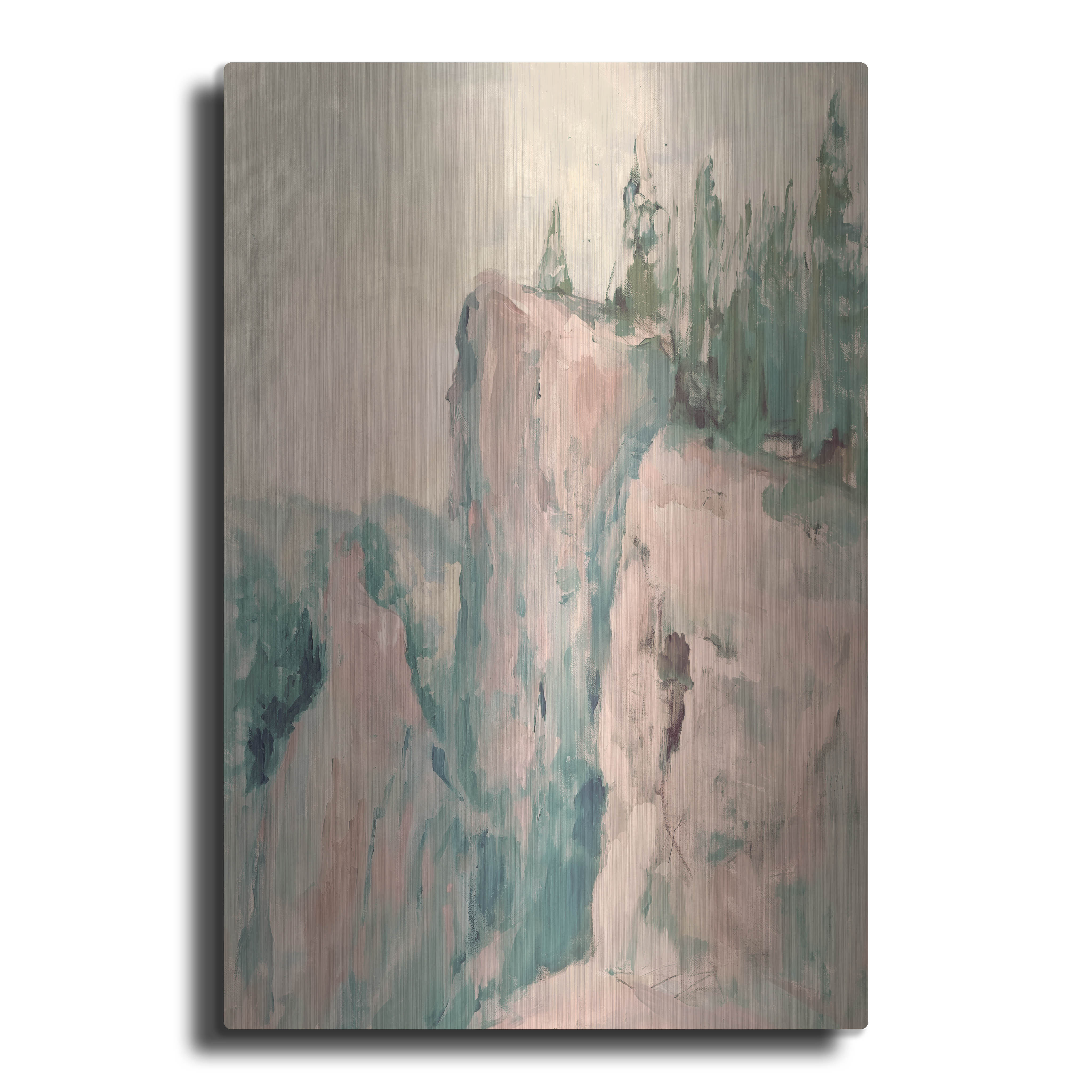 Luxe Metal Art 'Misty Peaks' by Svetlana Aleynikova Metal Wall Art, 12 ...
