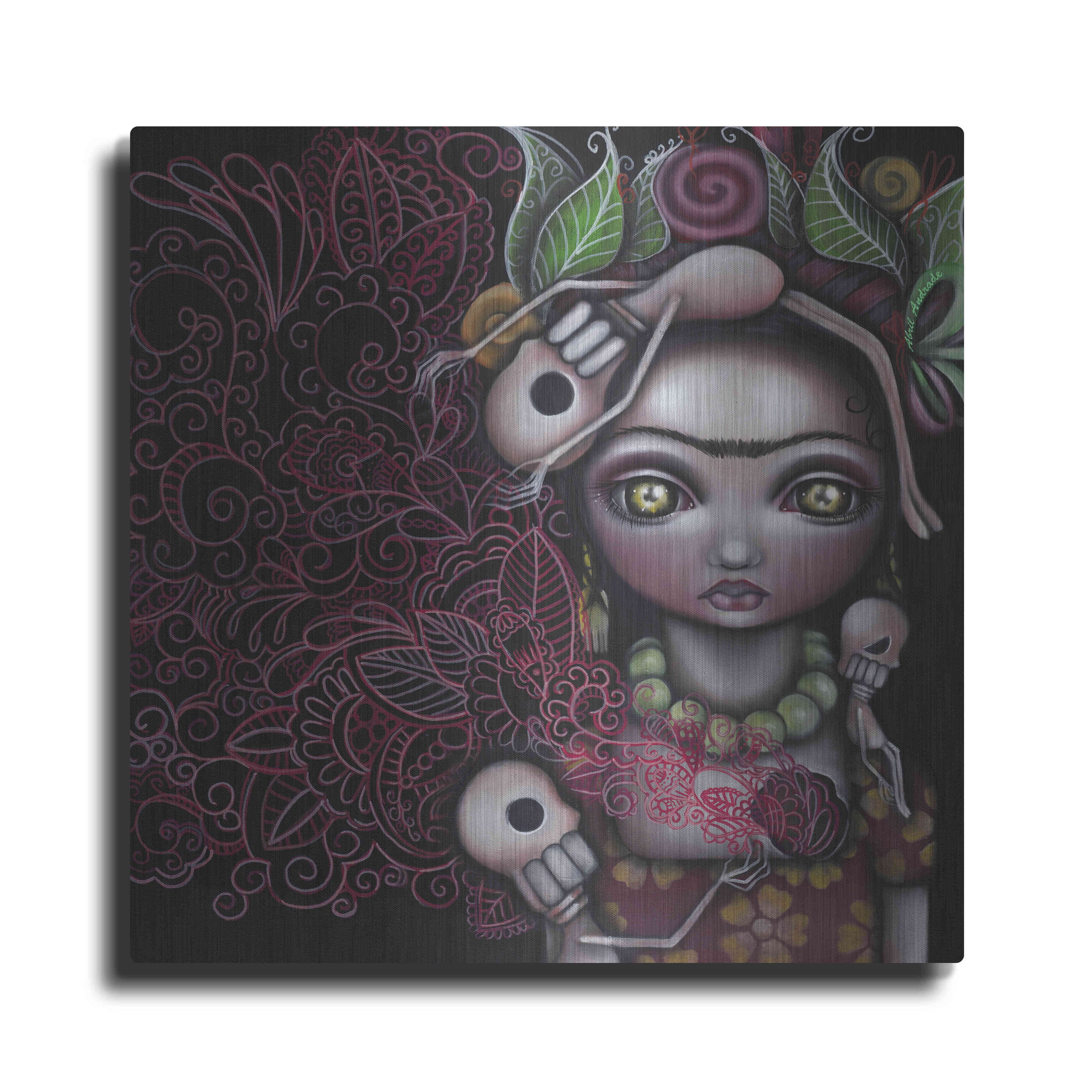 Luxe Metal Art 'My Inner Feelings' by Abril Andrade, Metal Wall Art, 24 ...
