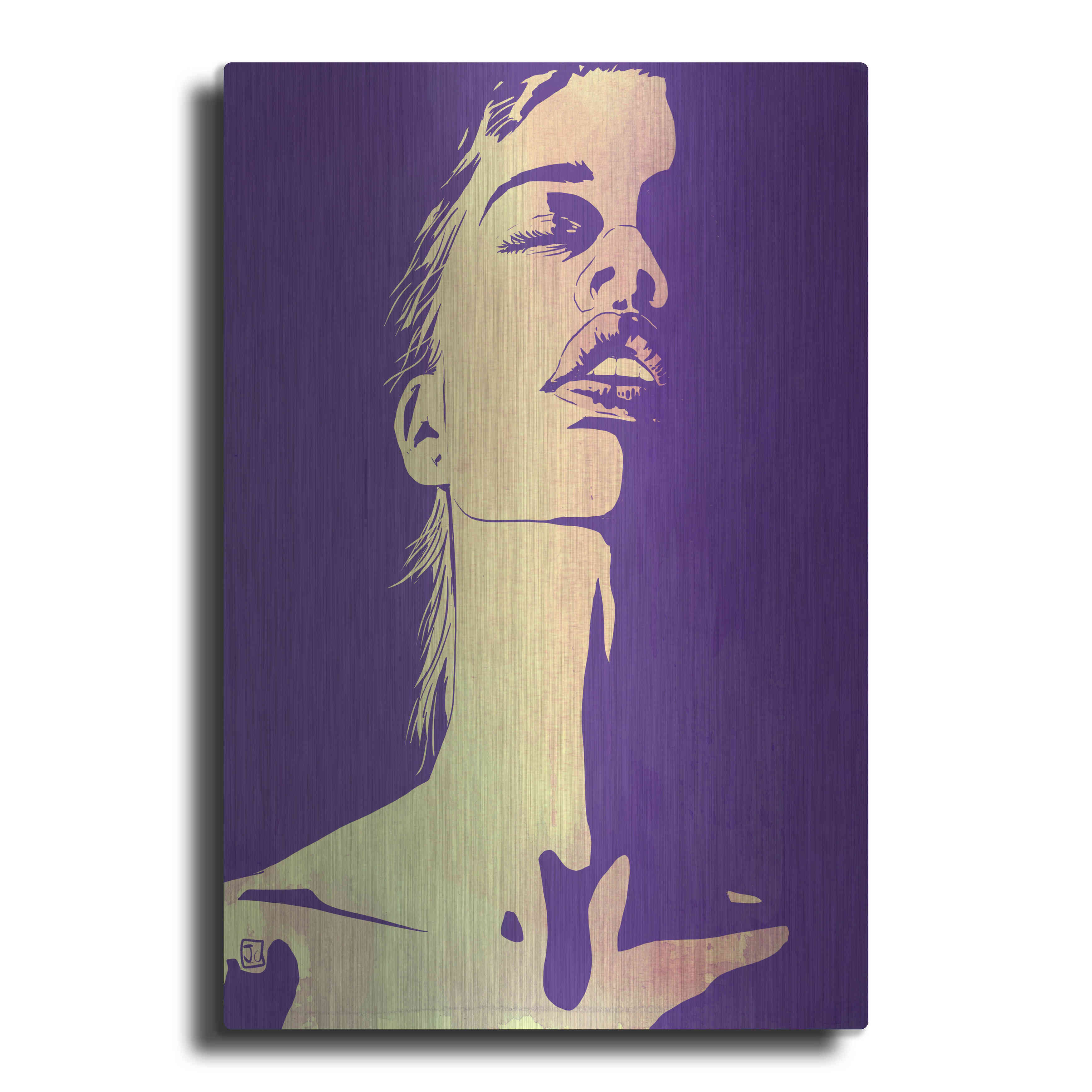 Luxe Metal Art 'Neck' by Giuseppe Cristiano, Metal Wall Art, 24"x36 ...