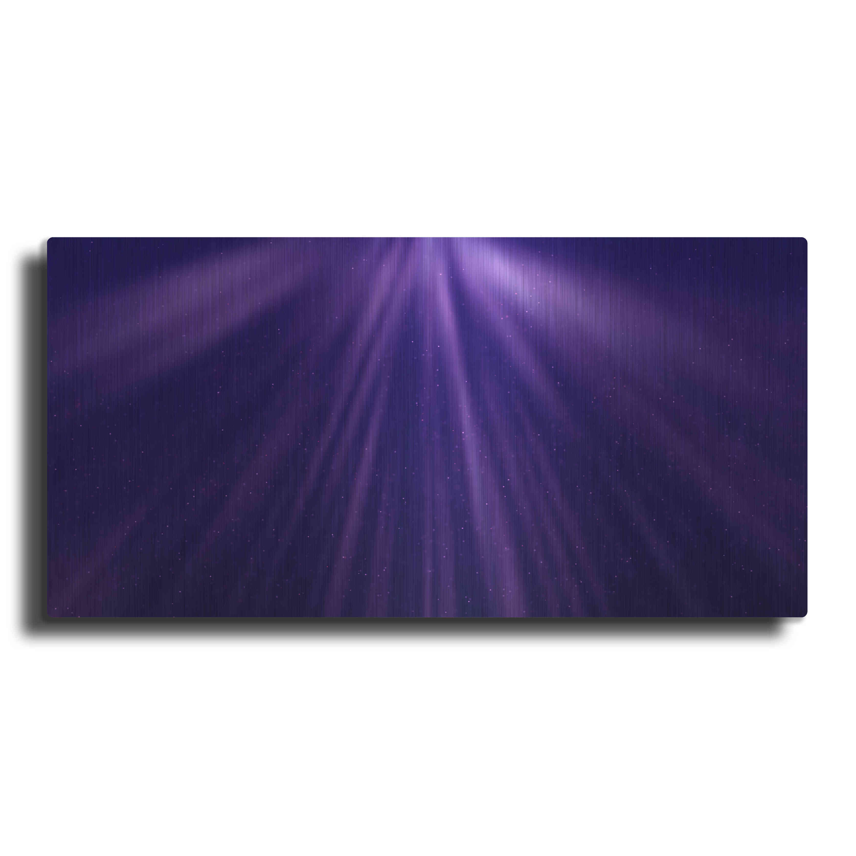 Luxe Metal Art 'Oceanic Moon Rays' by Unknown Artist, Metal Wall Art ...