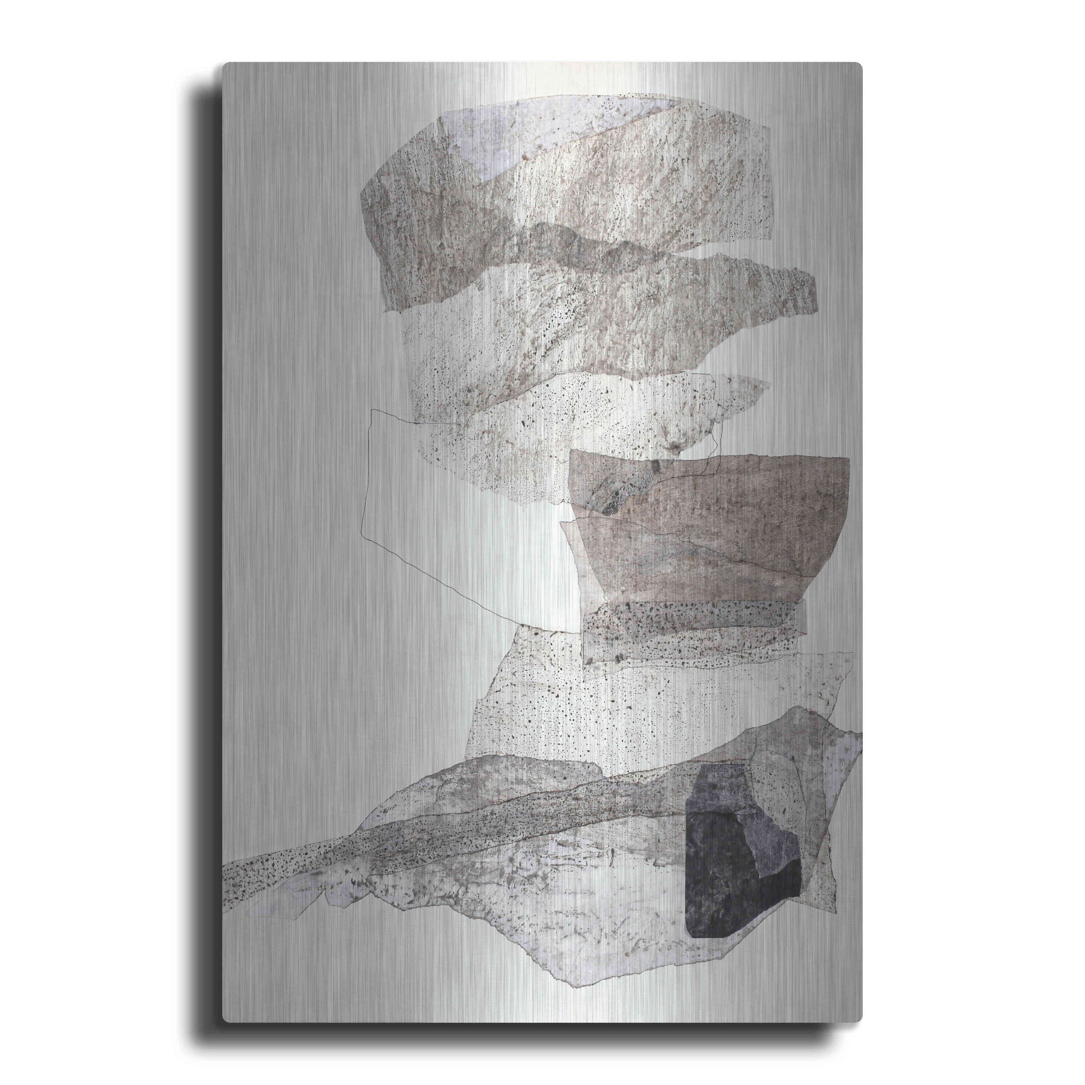 Luxe Metal Art 'Organza 2' by Design Fabrikken, Metal Wall Art, 24"x36 ...