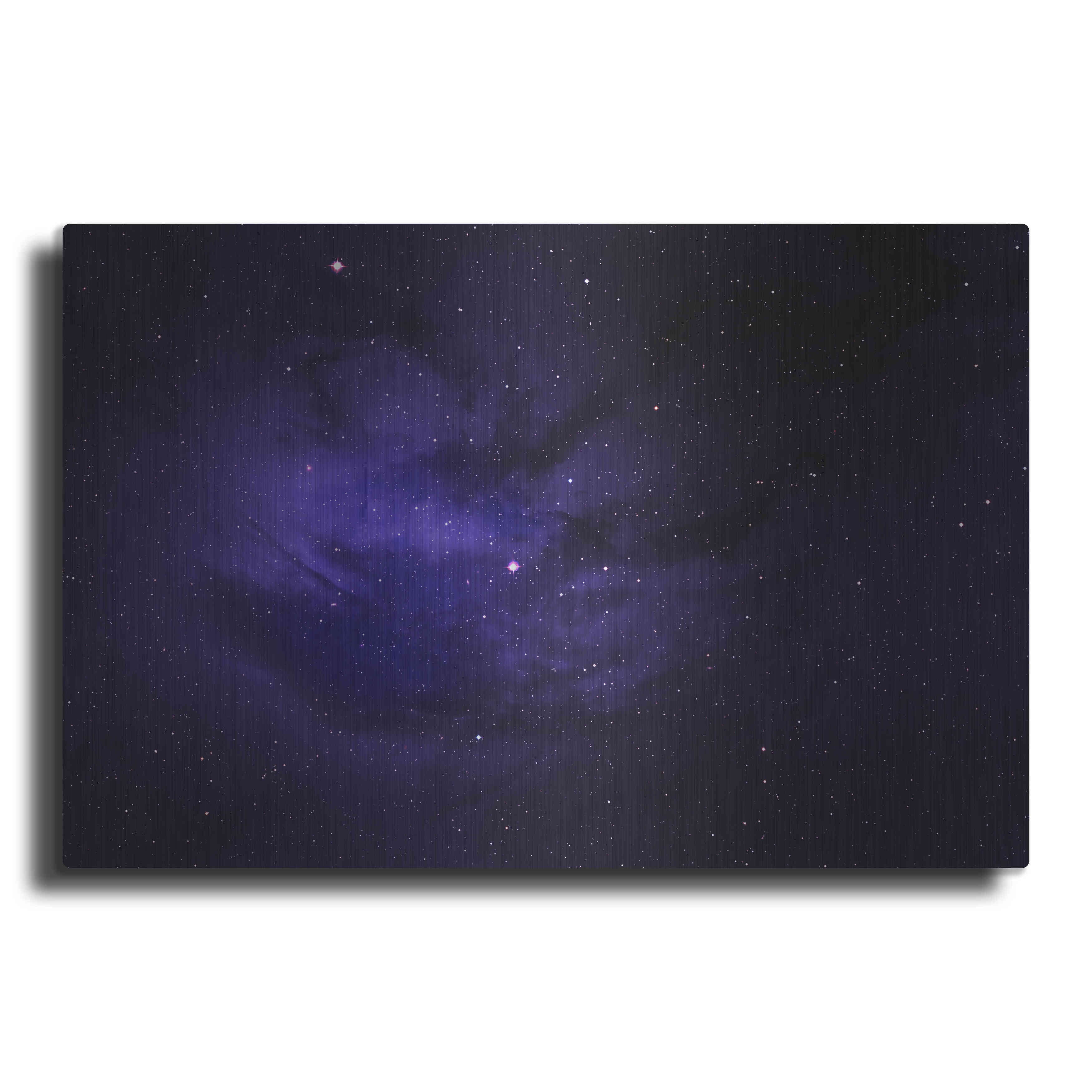 Luxe Metal Art 'Persian Indigo Night ' by Unknown Artist, Metal Wall ...