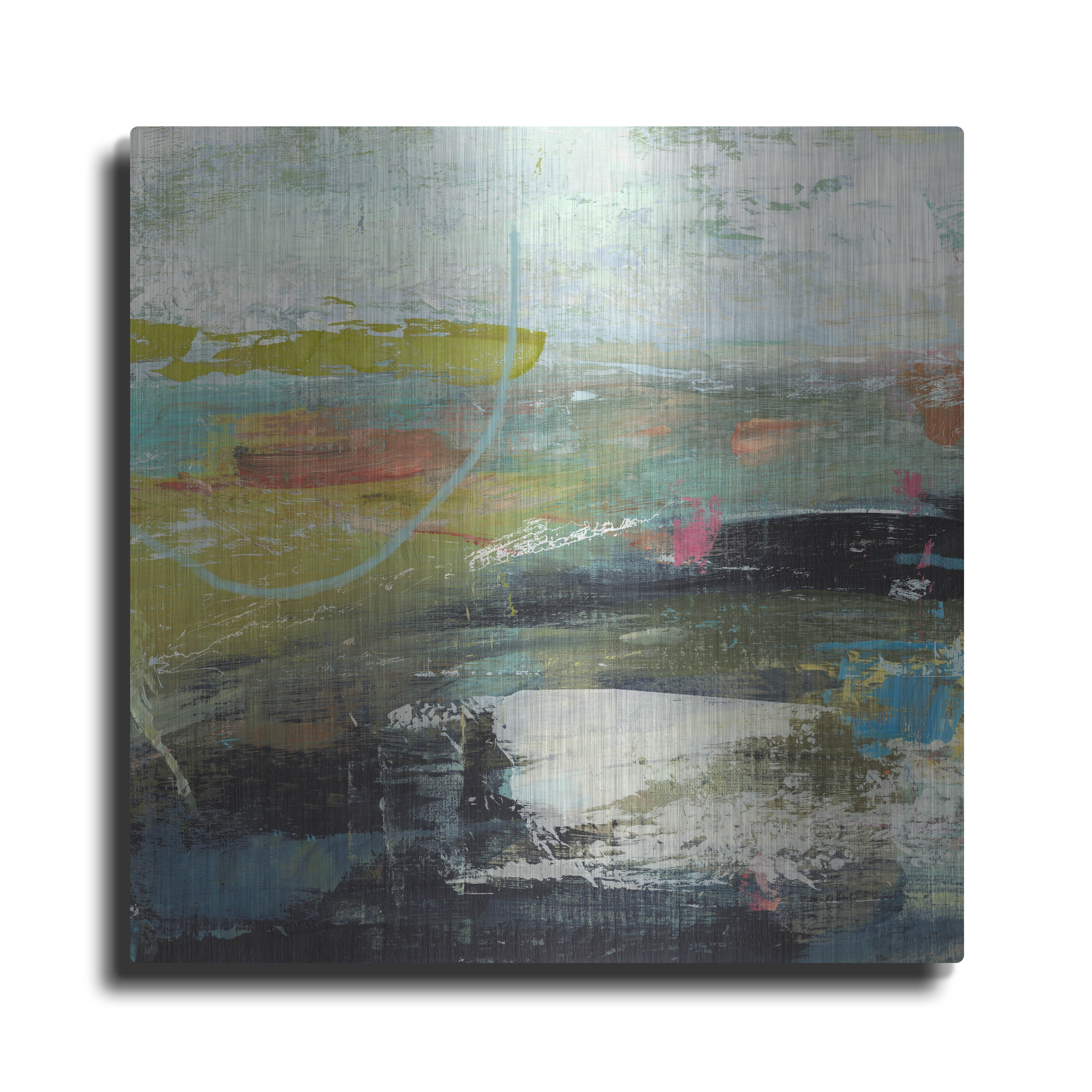 Luxe Metal Art 'Pine Forest No 1' by Suzanne Nicoll, Metal Wall Art, 12 ...