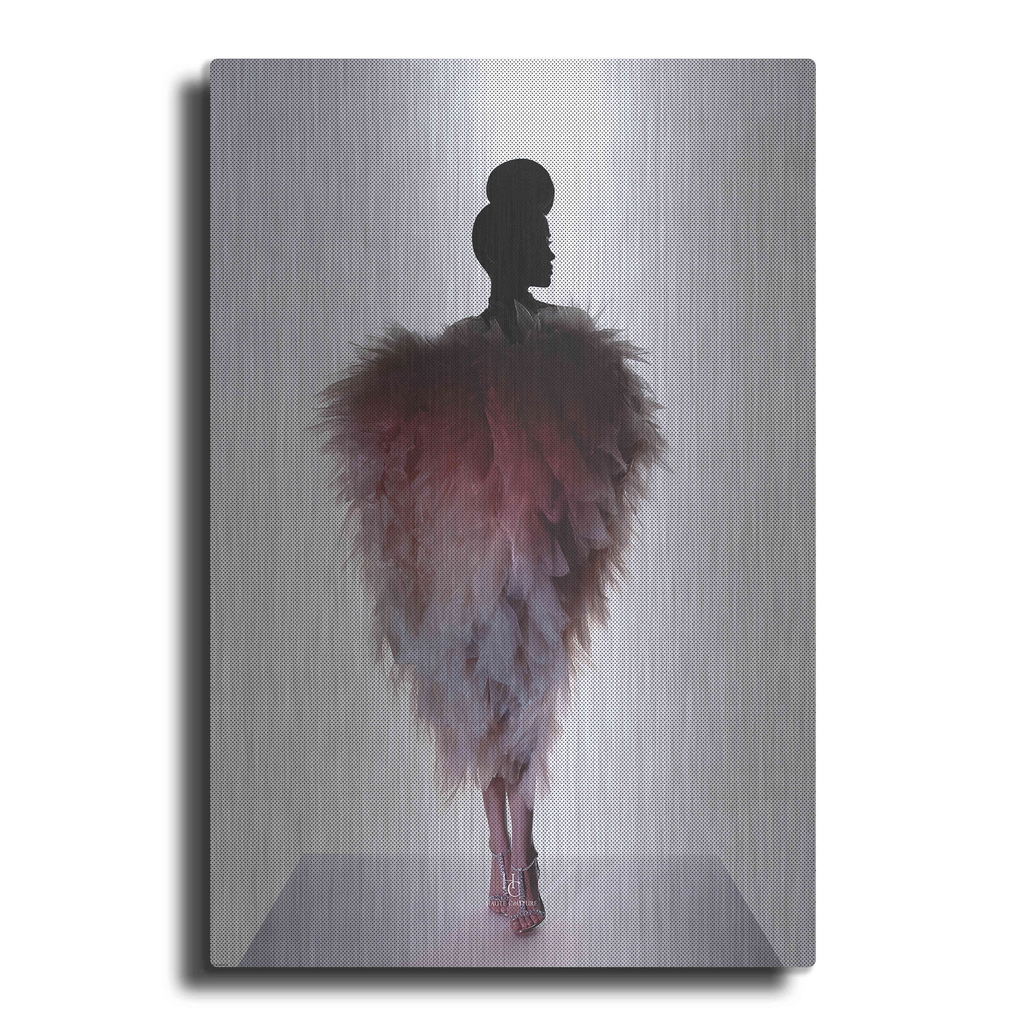 Luxe Metal Art 'Pinklingo' by Incado, Metal Wall Art, 24"x36" - Walmart.com