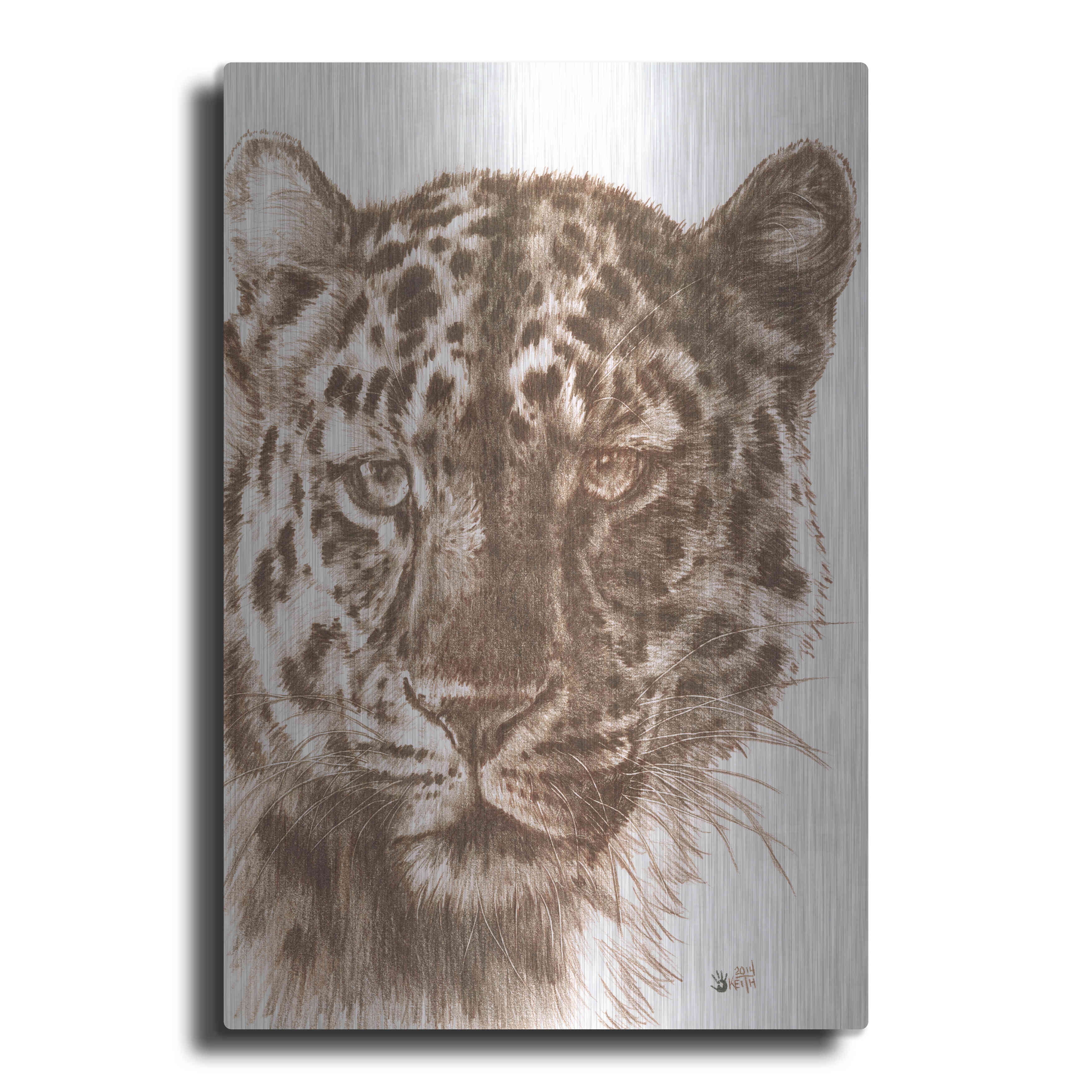 Luxe Metal Art 'Powerful' by Barbara Keith, Metal Wall Art, 24"x36 ...