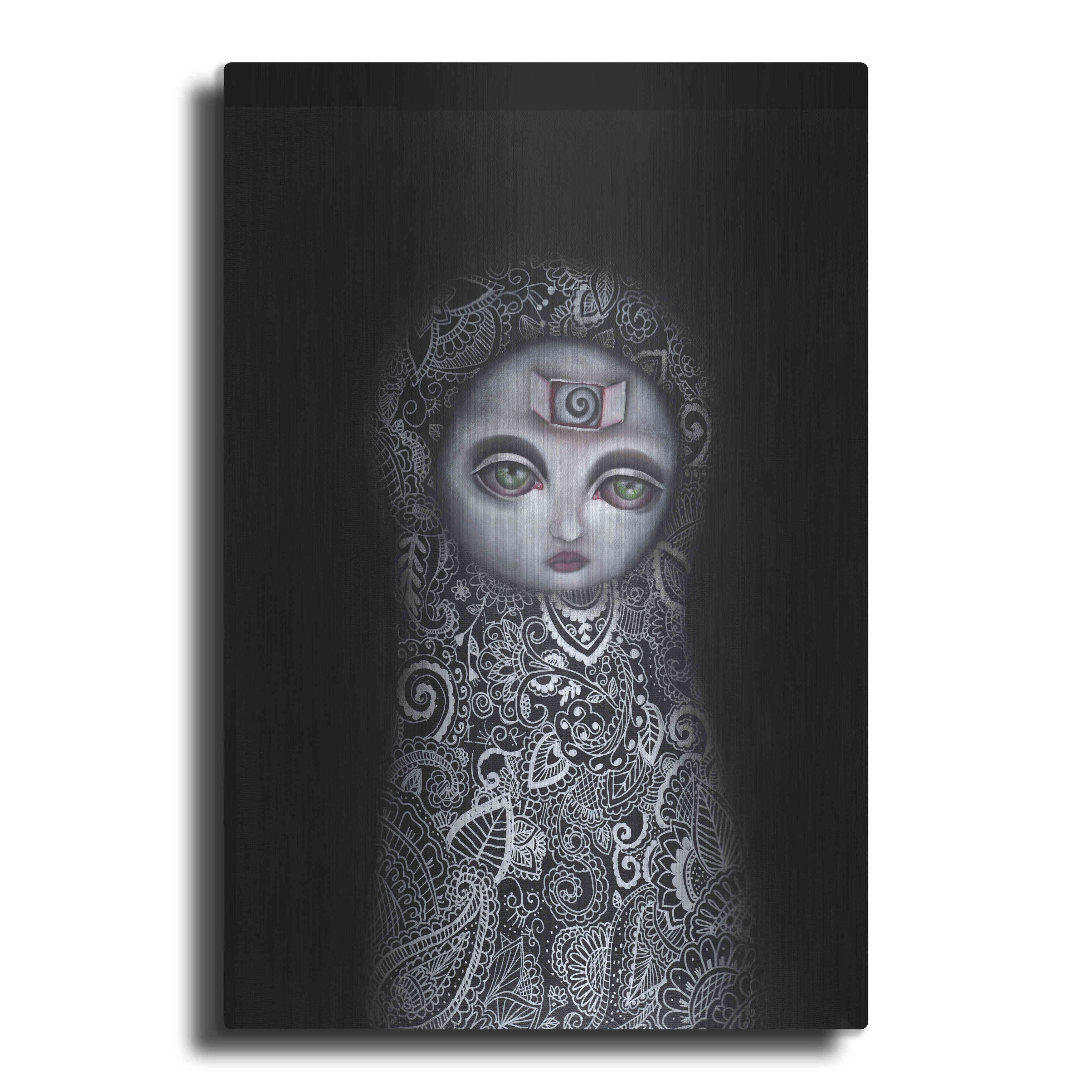 Luxe Metal Art 'Secretos' by Abril Andrade, Metal Wall Art, 24"x36 ...