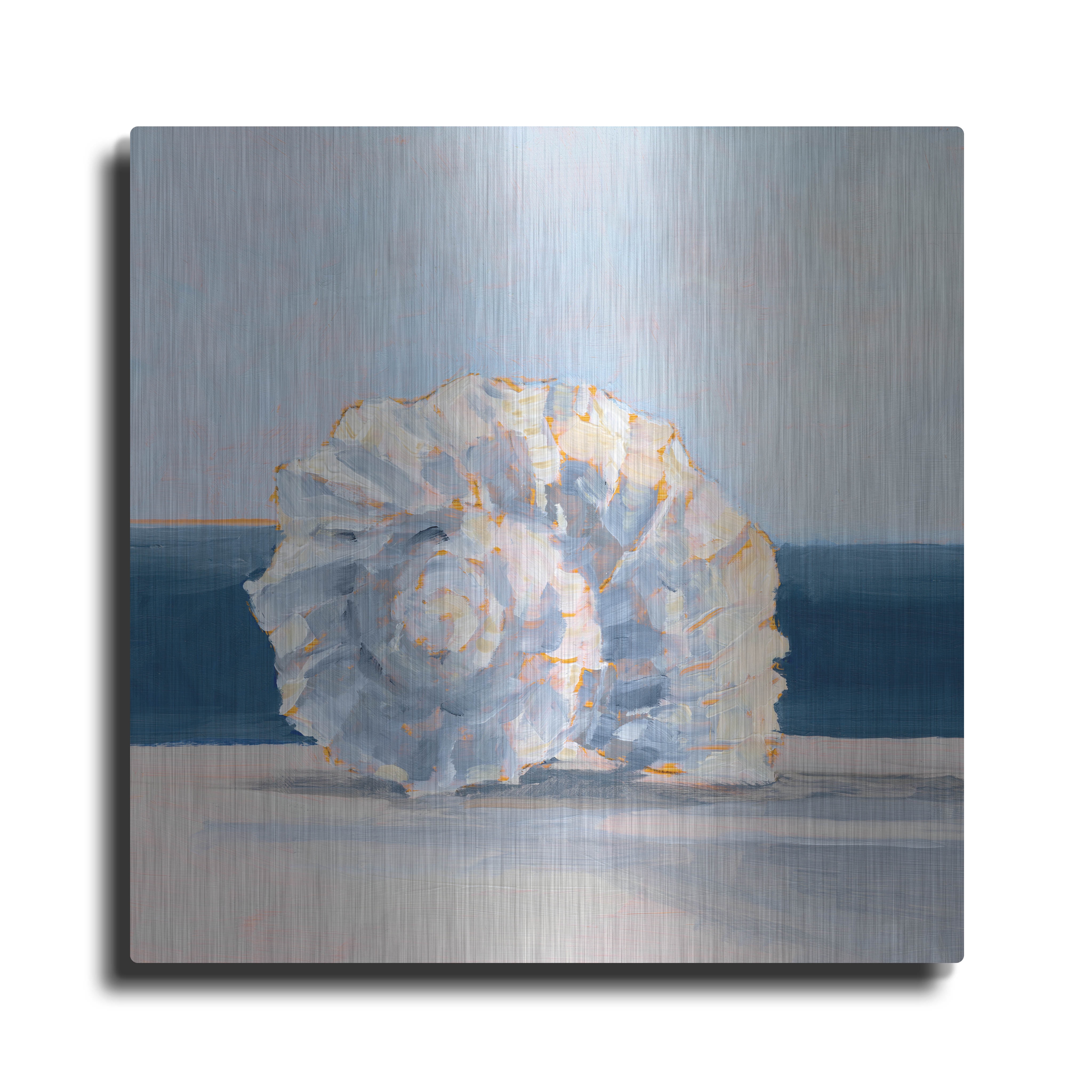 Luxe Metal Art 'Shell By The Shore 4' by Ethan Harper Metal Wall Art ...
