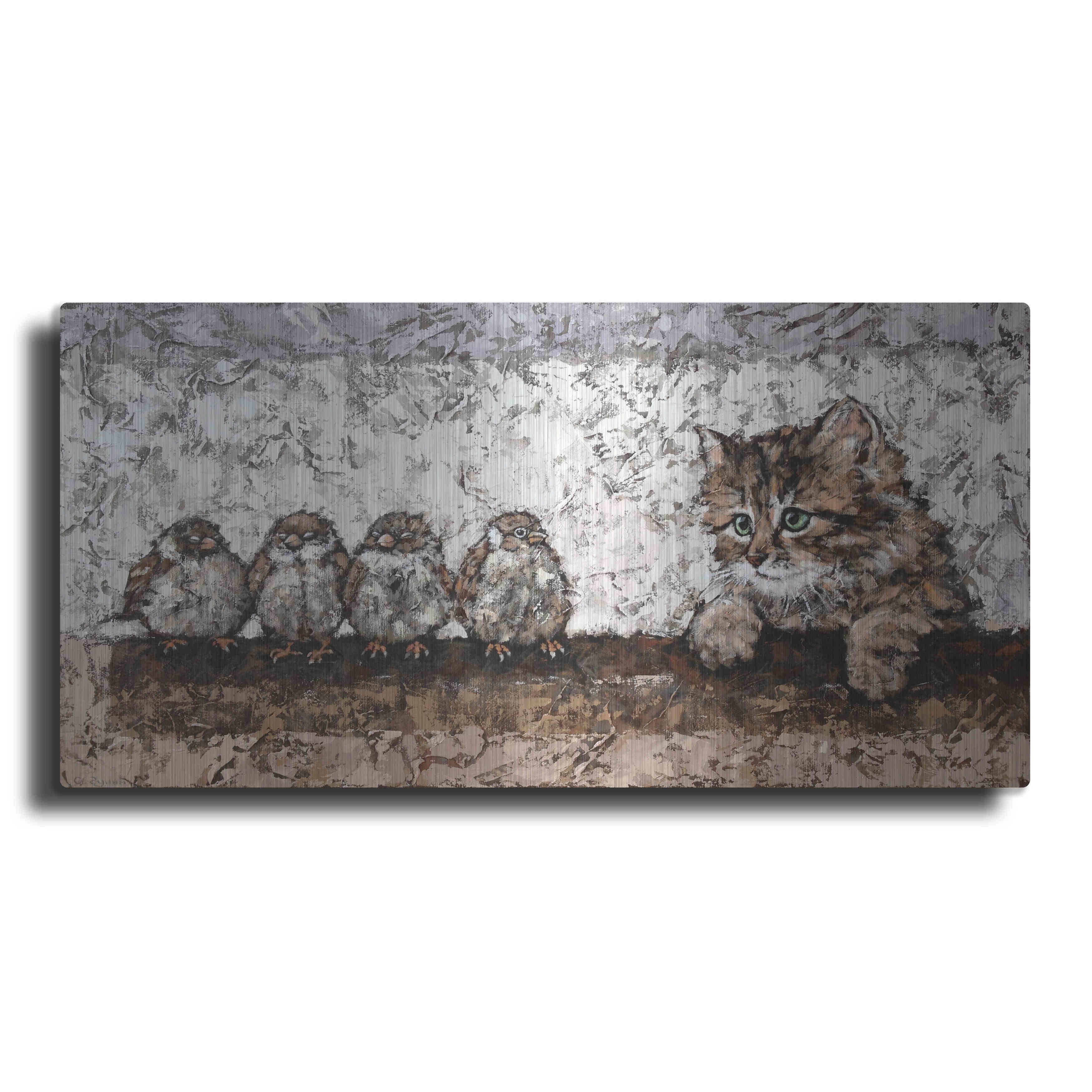 Luxe Metal Art 'Siesta' by Alexander Gunin, Metal Wall Art, 24"x12" - Walmart.com