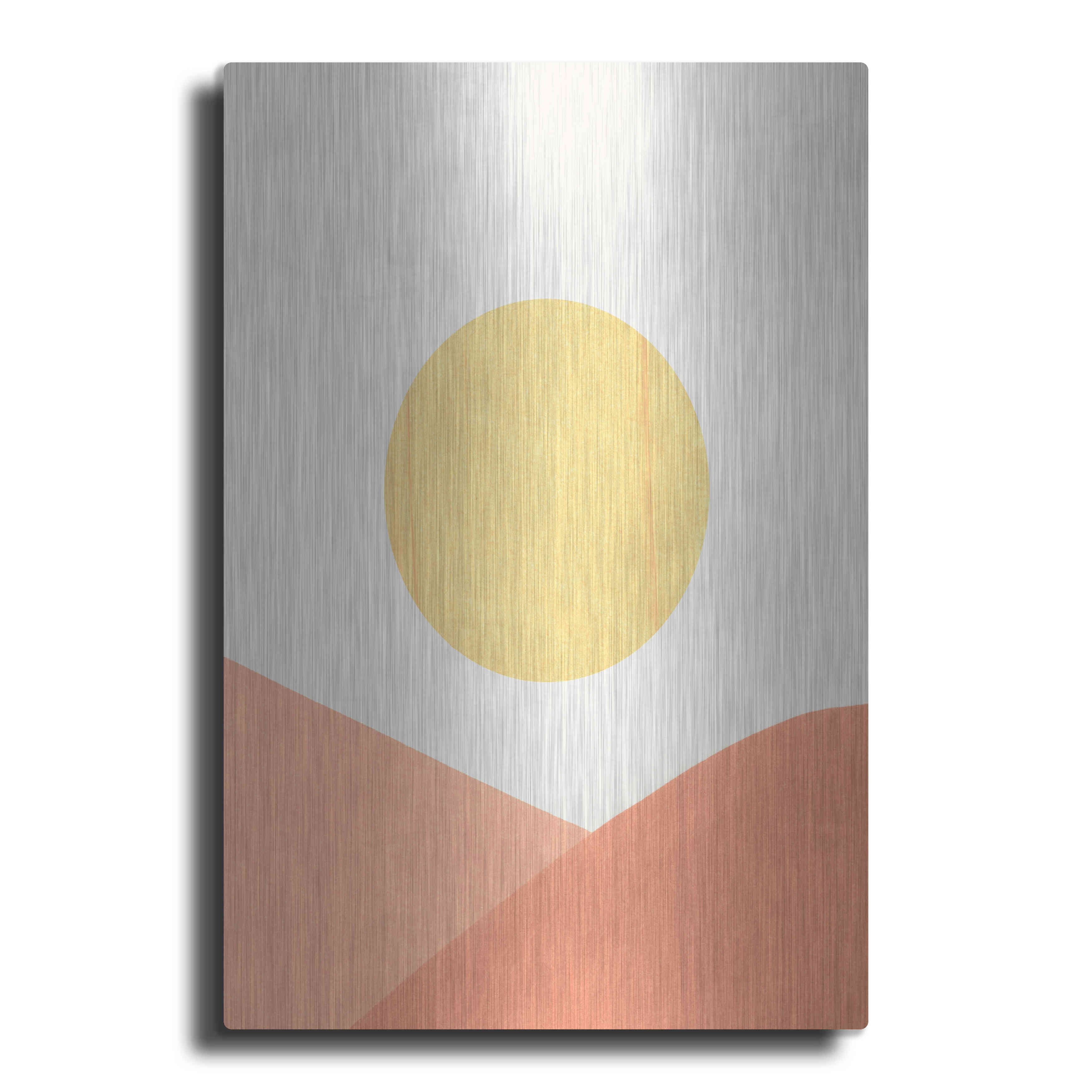 Luxe Metal Art 'Simple Boho Sun II' by Emma Scarvey, Metal Wall Art, 16 ...