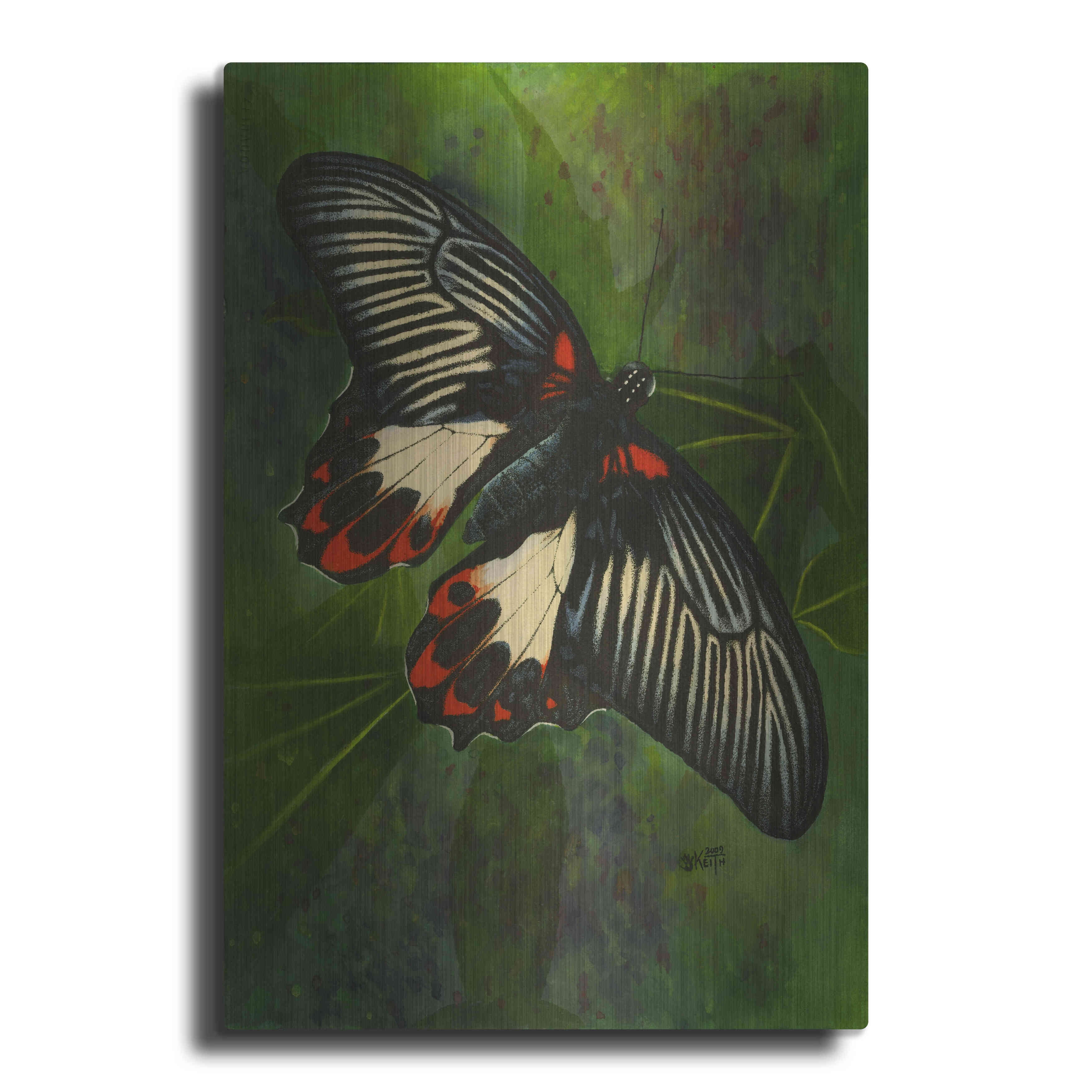 Luxe Metal Art 'Simplicity' by Barbara Keith, Metal Wall Art, 24"x36 ...