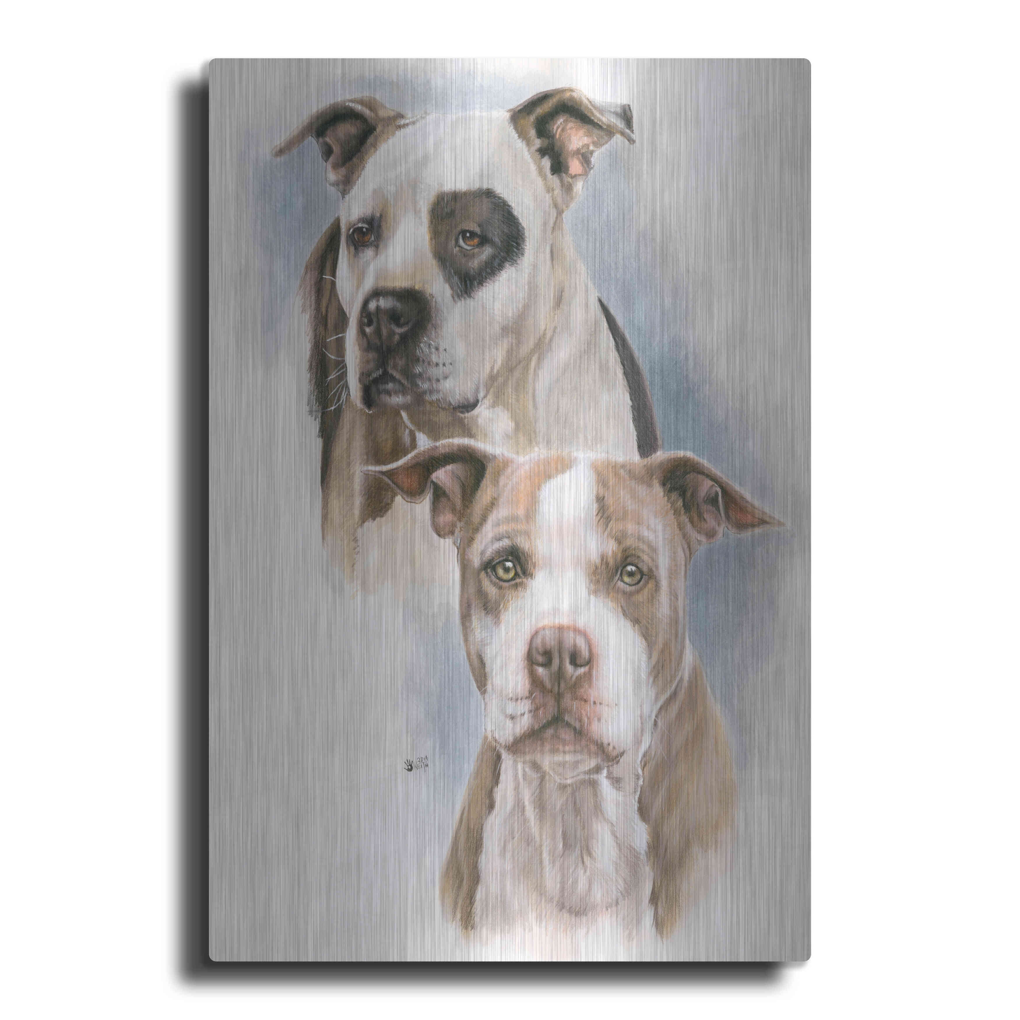 Luxe Metal Art 'Sparkle and Buster' by Barbara Keith, Metal Wall Art ...