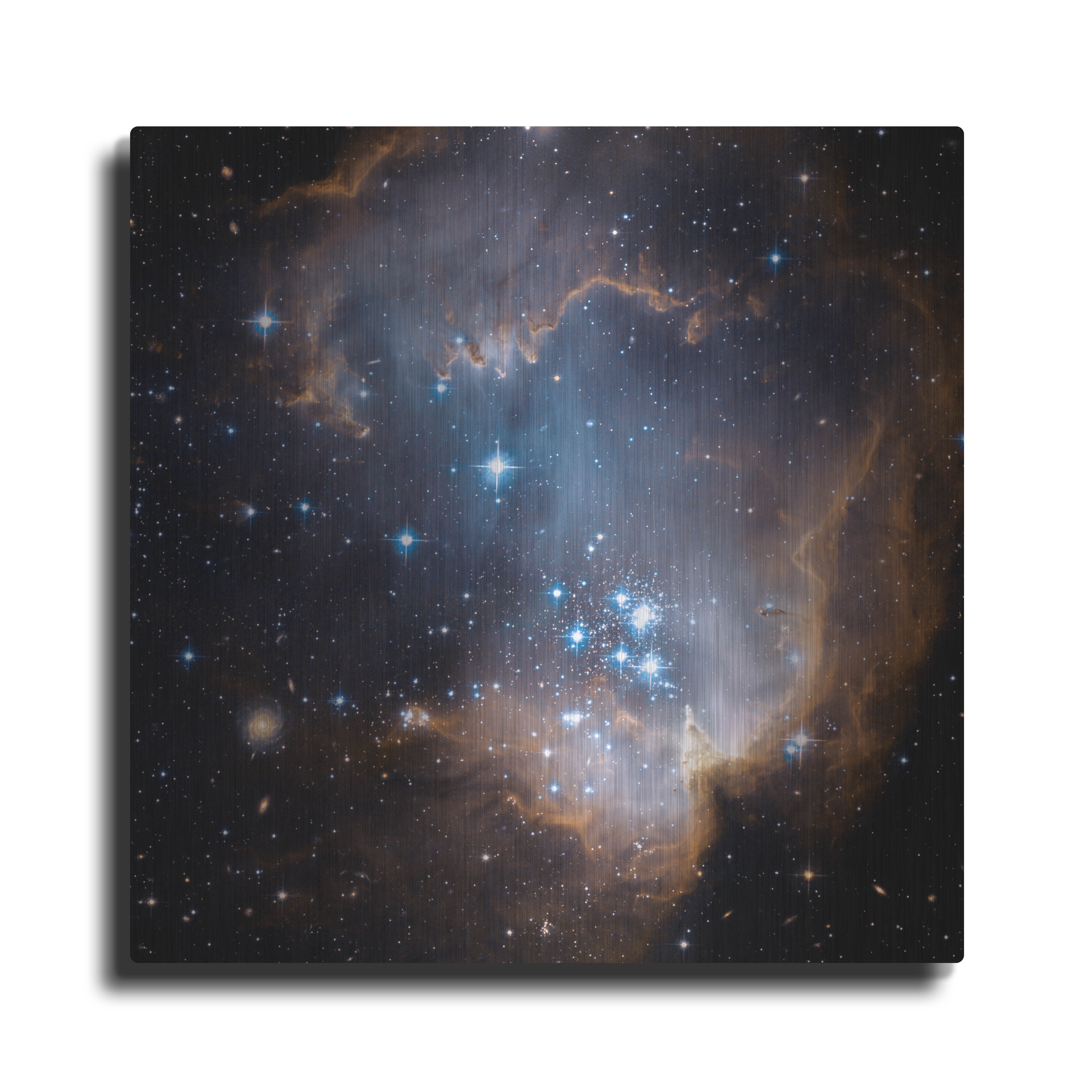 Luxe Metal Art 'Star Cluster Ngc 602' by NASA's Hubble Space Telescope ...