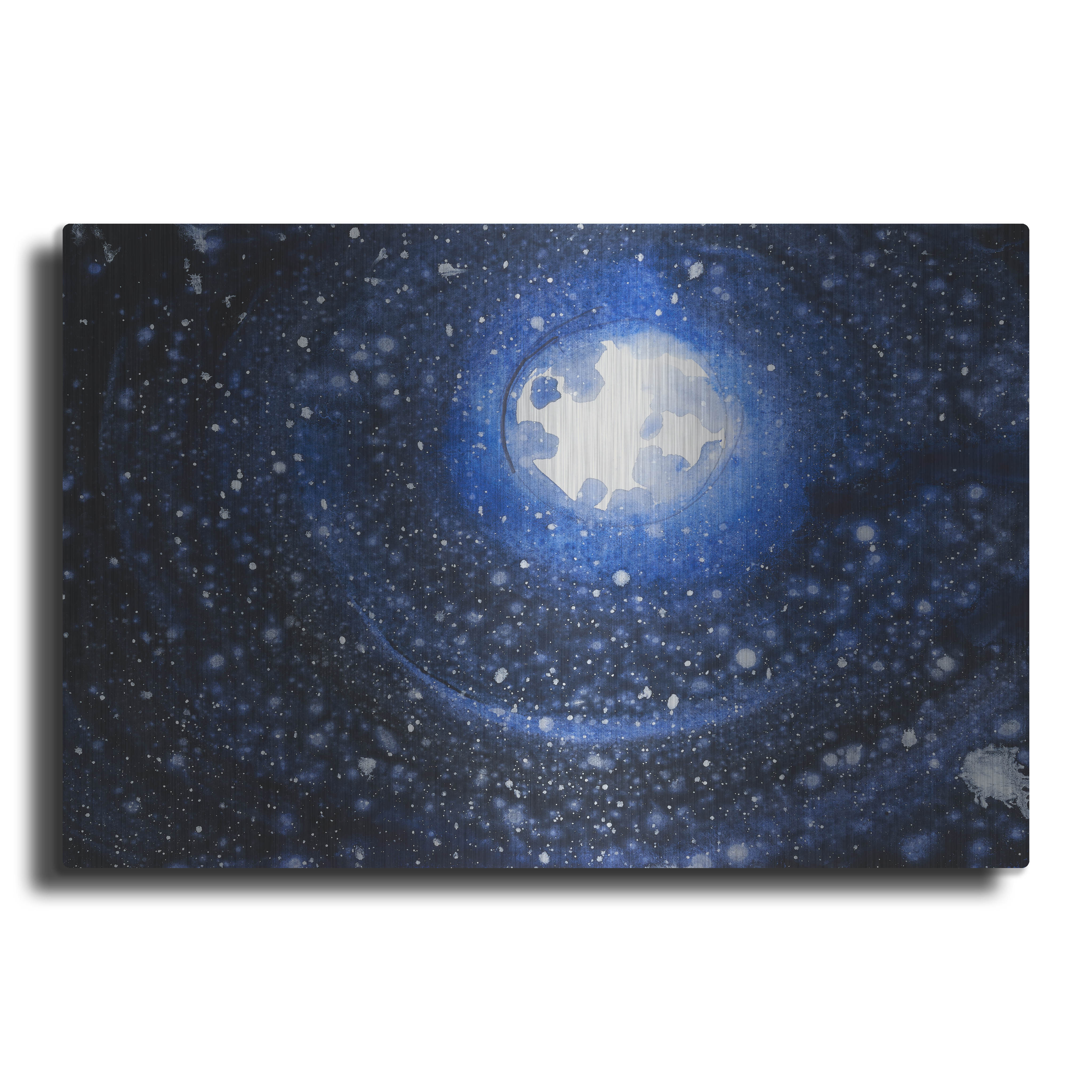 Luxe Metal Art 'Starry Night Sky 4' by Erin McGee Ferrell Metal Wall ...