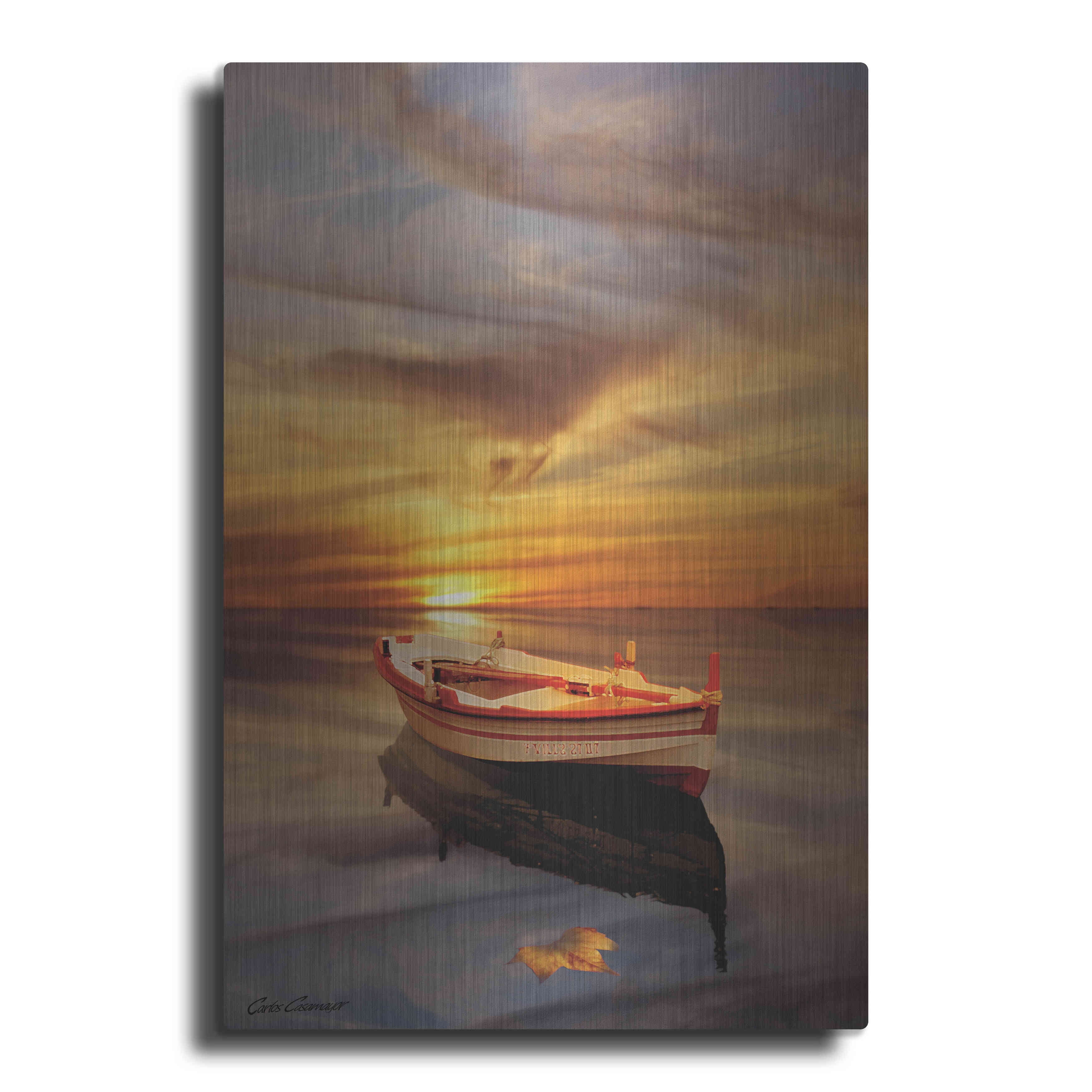 Luxe Metal Art 'Strange Stillness 2' by Carlos Casamayor, Metal Wall ...