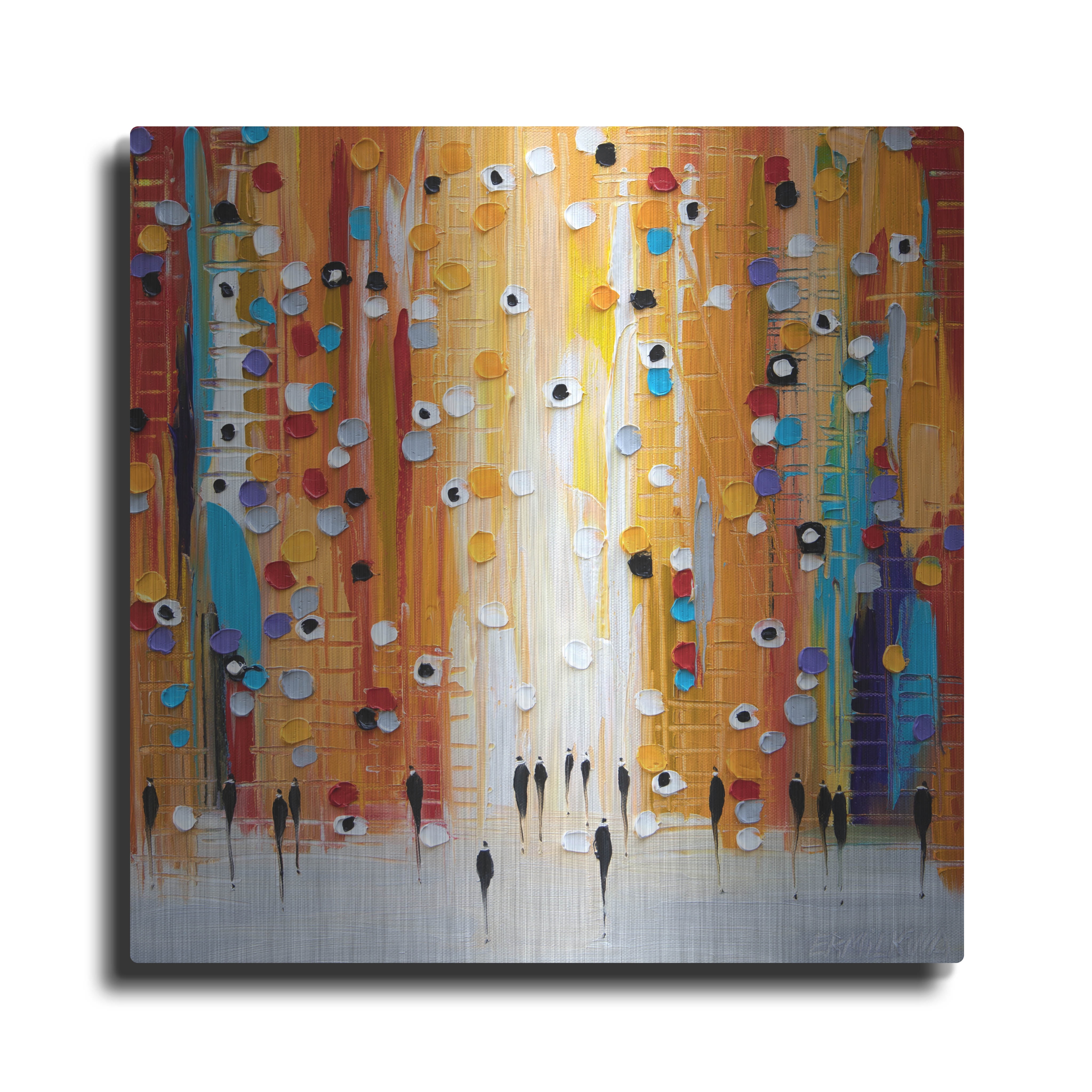 Luxe Metal Art 'Sunset Mood' by Ekaterina Ermilkina, Metal Wall Art, 12 ...