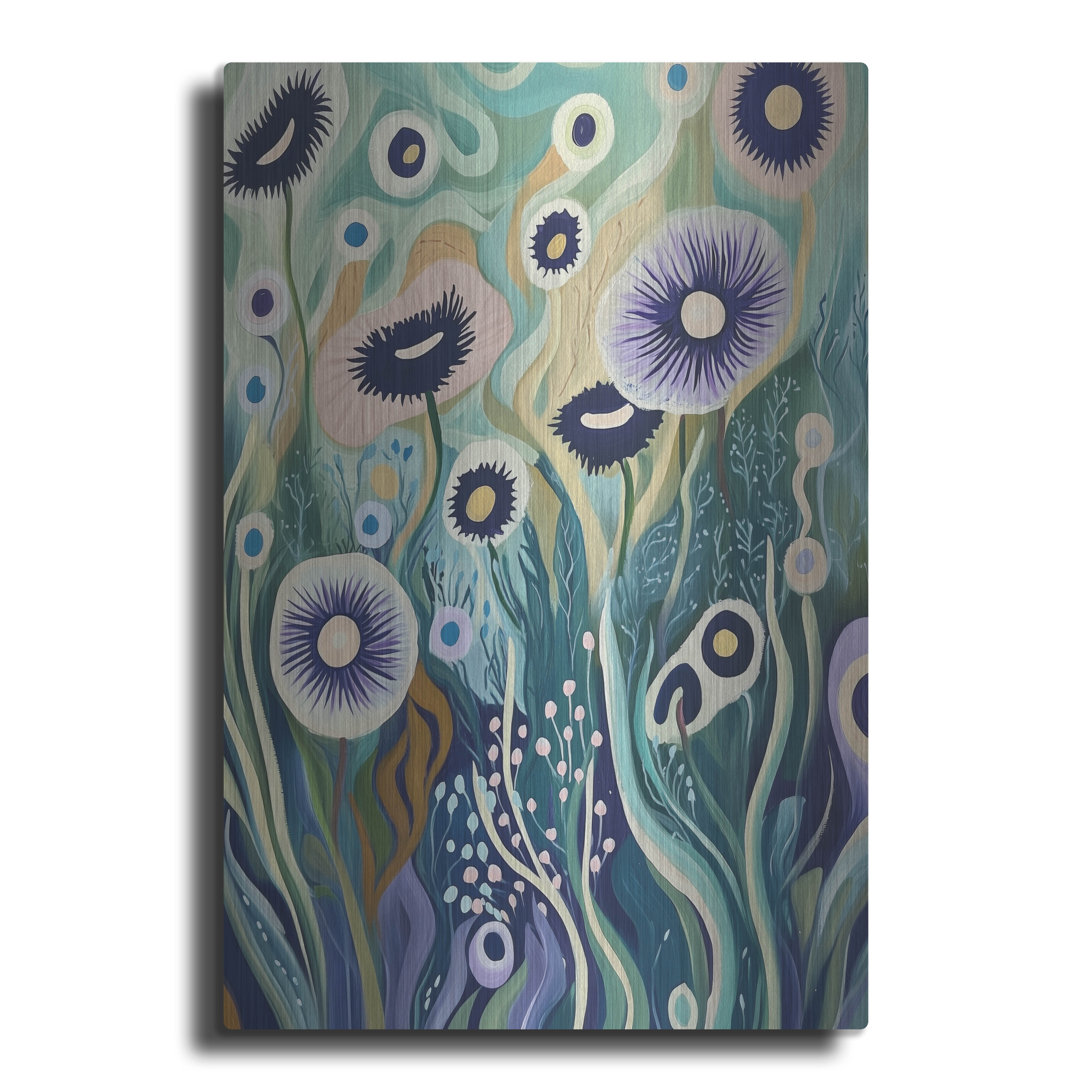 Luxe Metal Art 'Surreal Seabed' by Svetlana Aleynikova Metal Wall Art ...