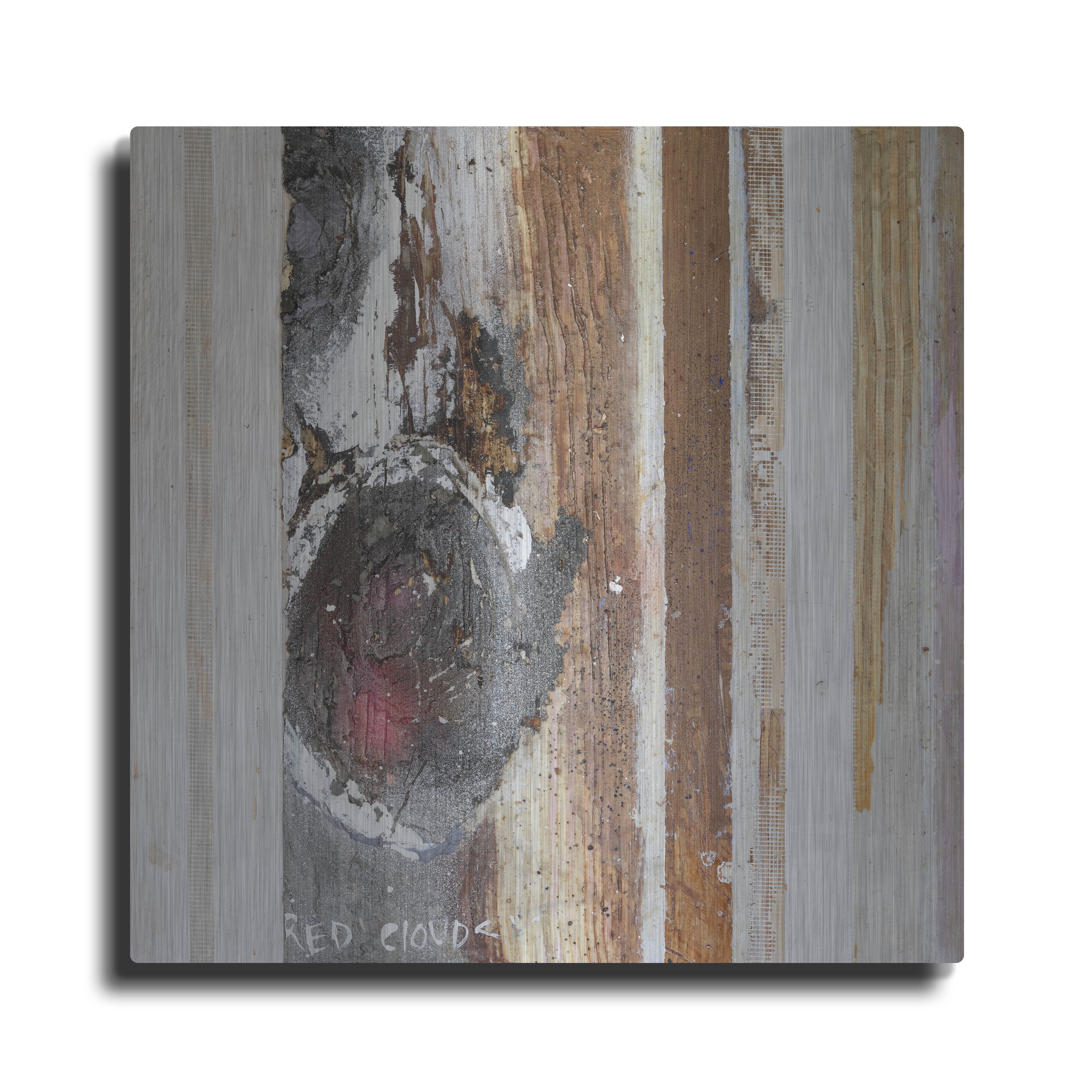 Luxe Metal Art 'Textured Grain 6' by Erin McGee Ferrell Metal Wall Art ...