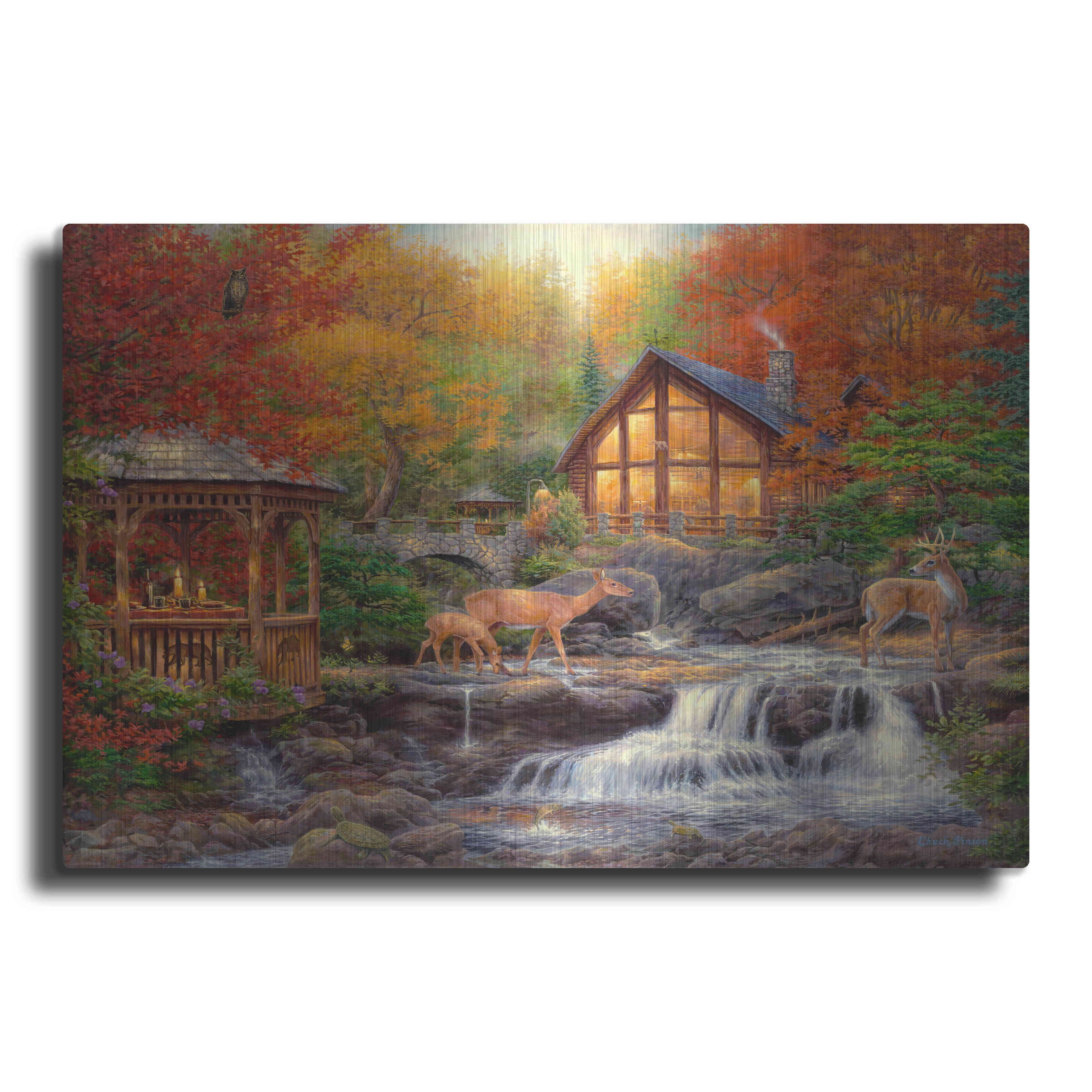 Luxe Metal Art 'The Colors of Life' by Chuck Pinson, Metal Wall Art, 16 ...