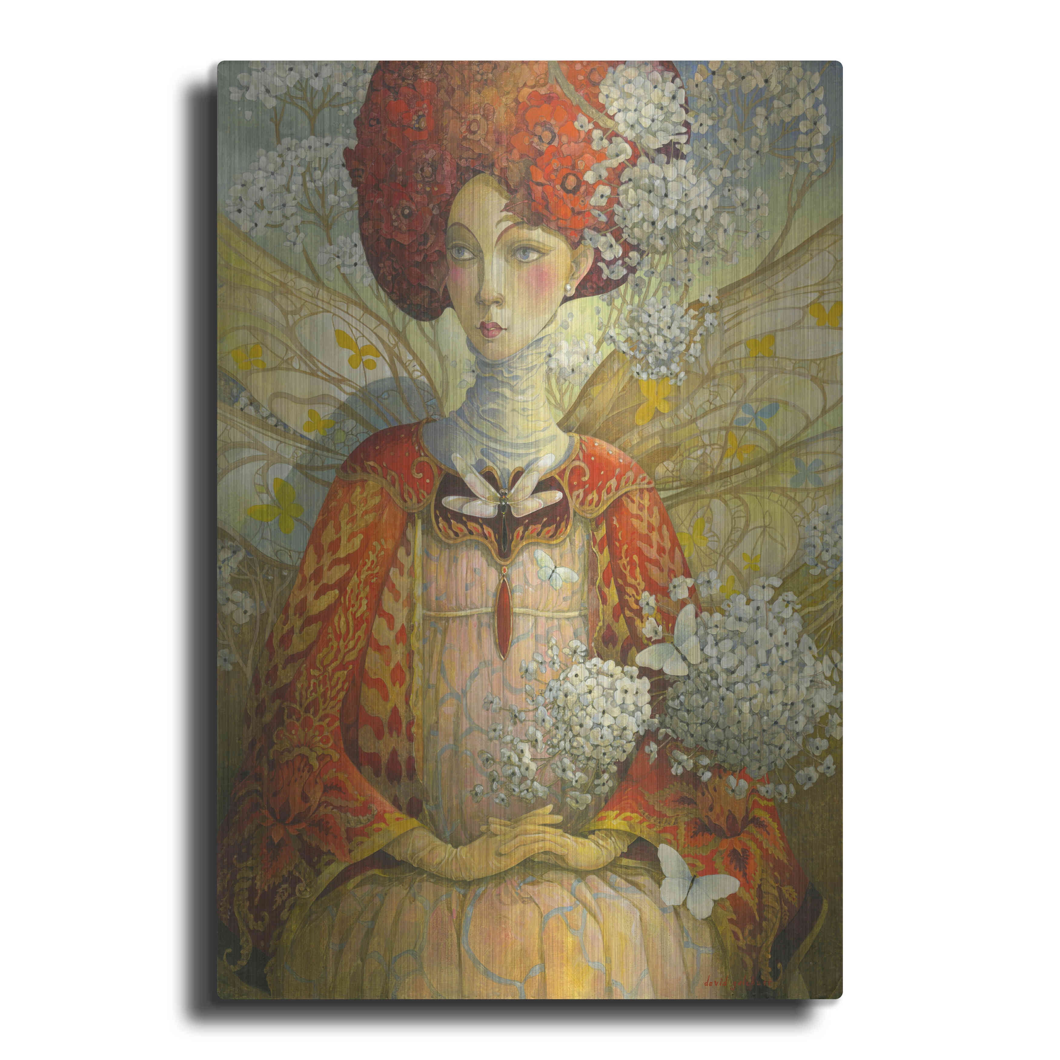 Luxe Metal Art 'The Distracted Fairy' by David Galchutt, Metal Wall Art ...