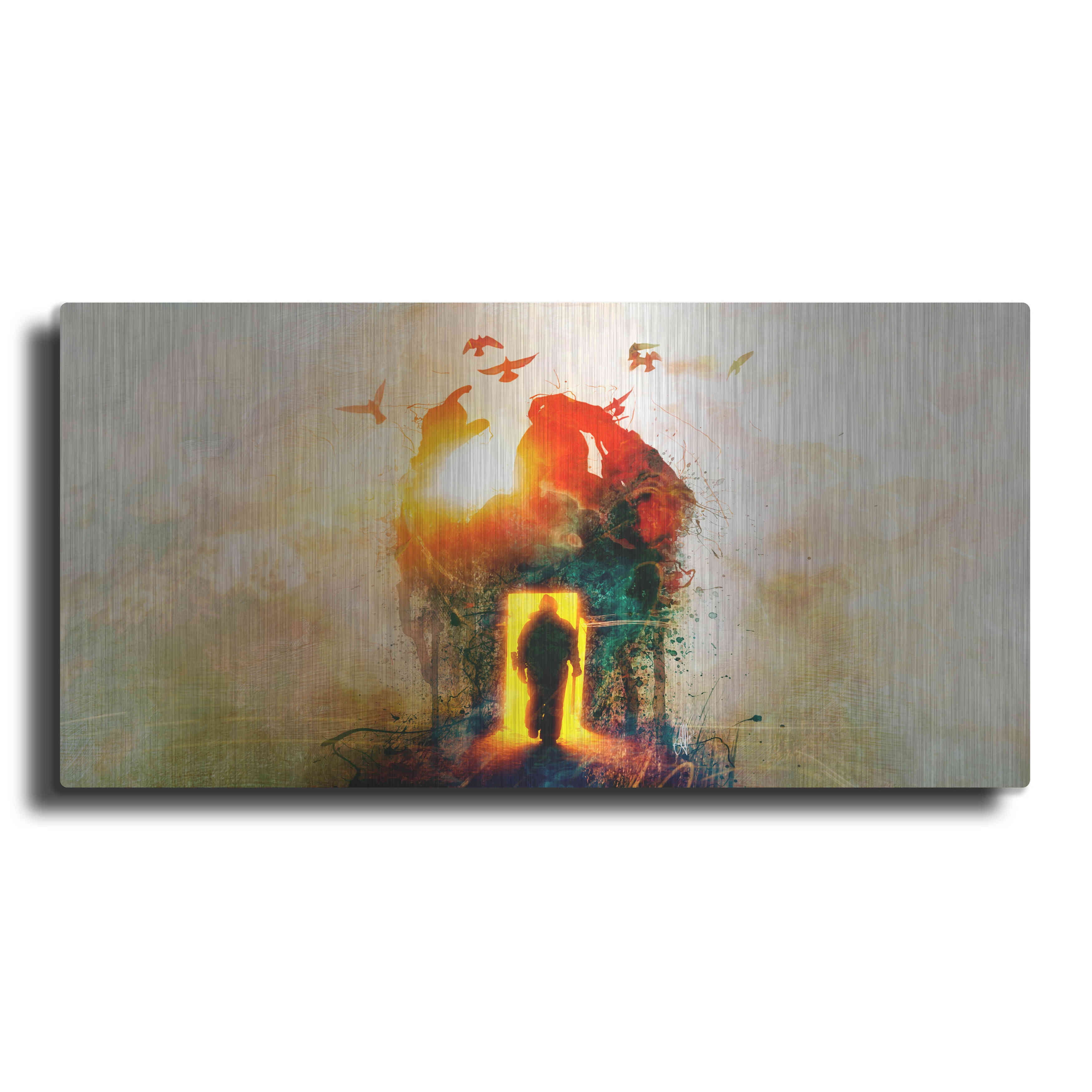 Luxe Metal Art 'The Gatekeeper' by Mario Sanchez Nevado, Metal Wall Art ...