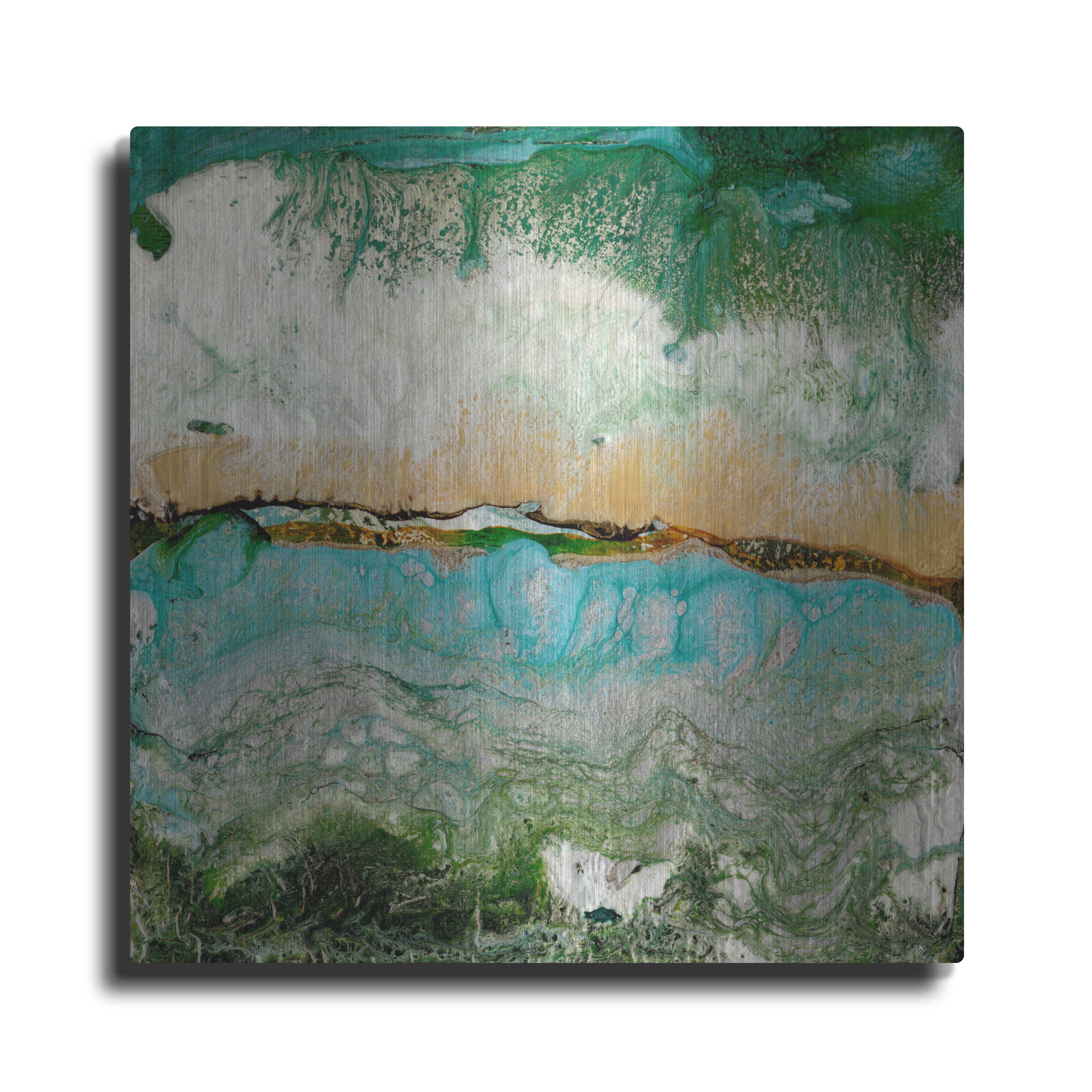 Luxe Metal Art 'Tigris' by Alicia Ludwig Metal Wall Art, 12" x 12 ...