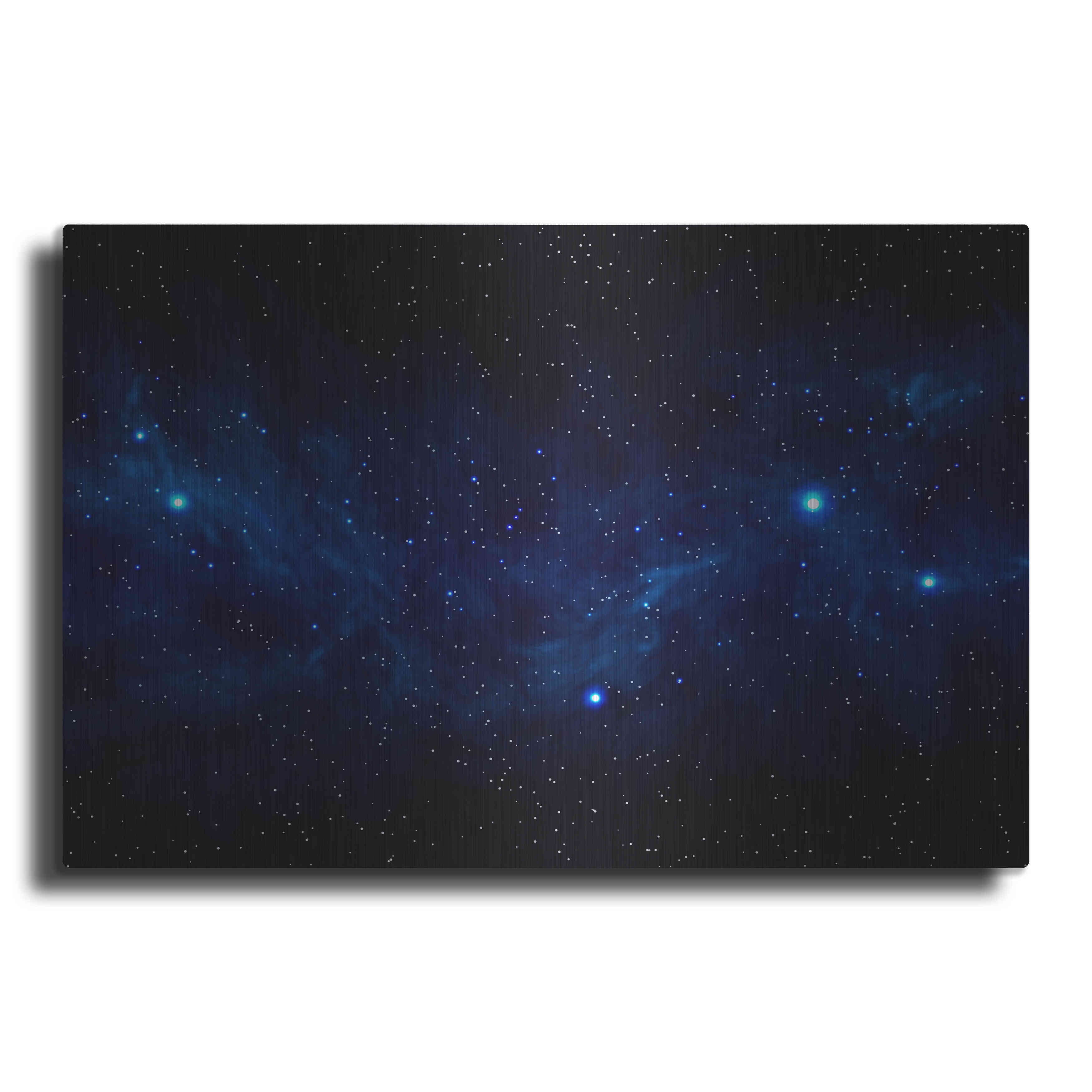 Luxe Metal Art 'Ultramarine Space' by Luxe Portfolio, Metal Wall Art ...