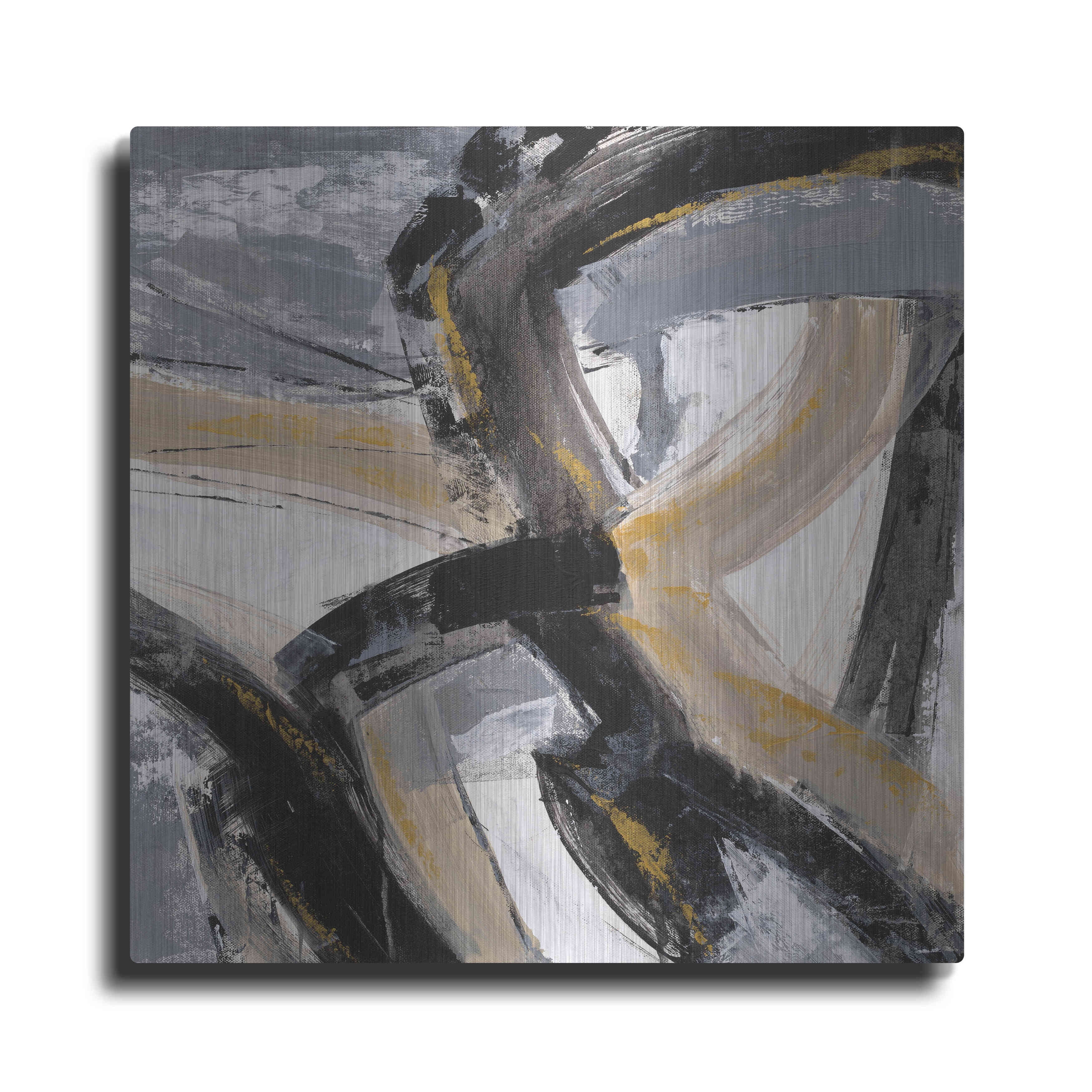 Luxe Metal Art 'Urban Graffiti II' by Silvia Vassileva, Metal Wall Art ...
