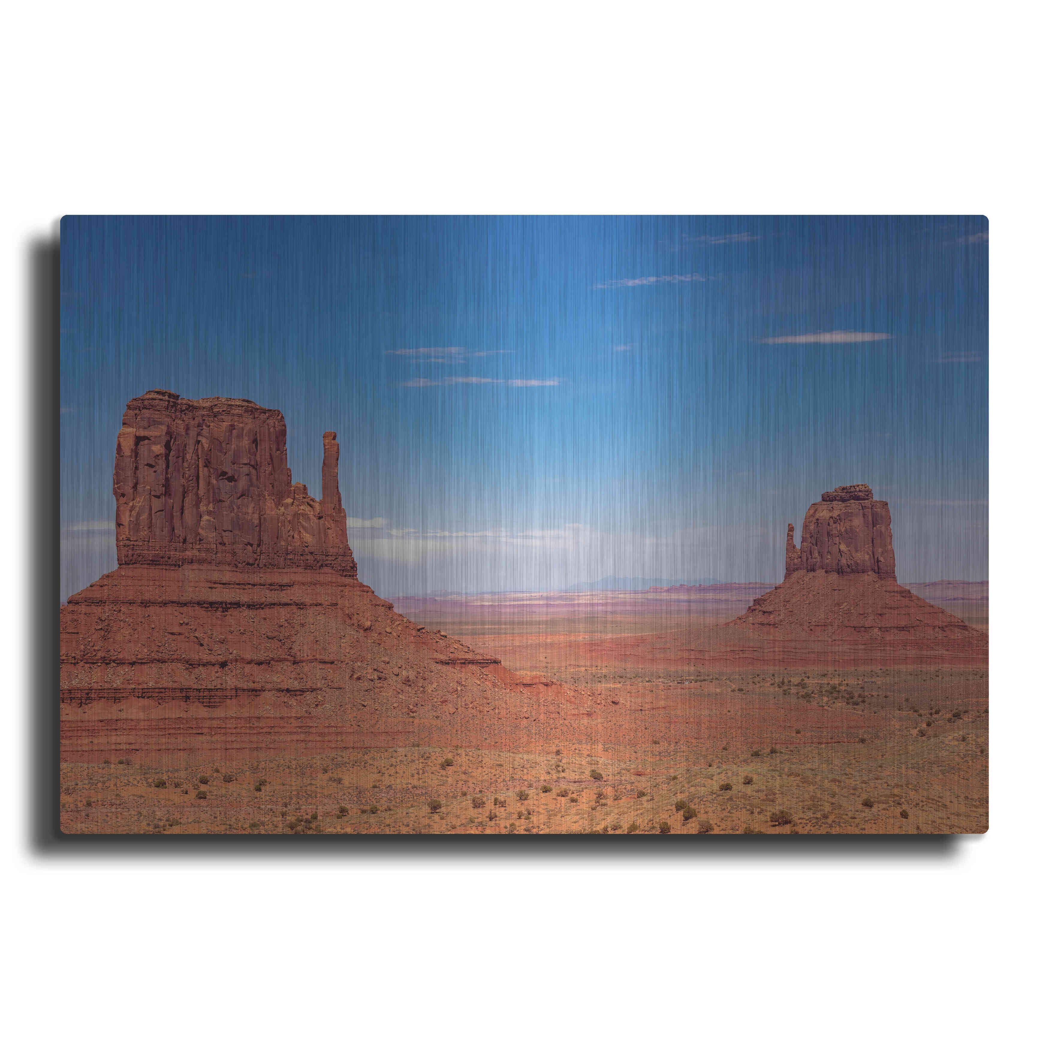 Luxe Metal Art 'Utah - Monument Valley 2' by Luxe Portfolio, Metal Wall ...
