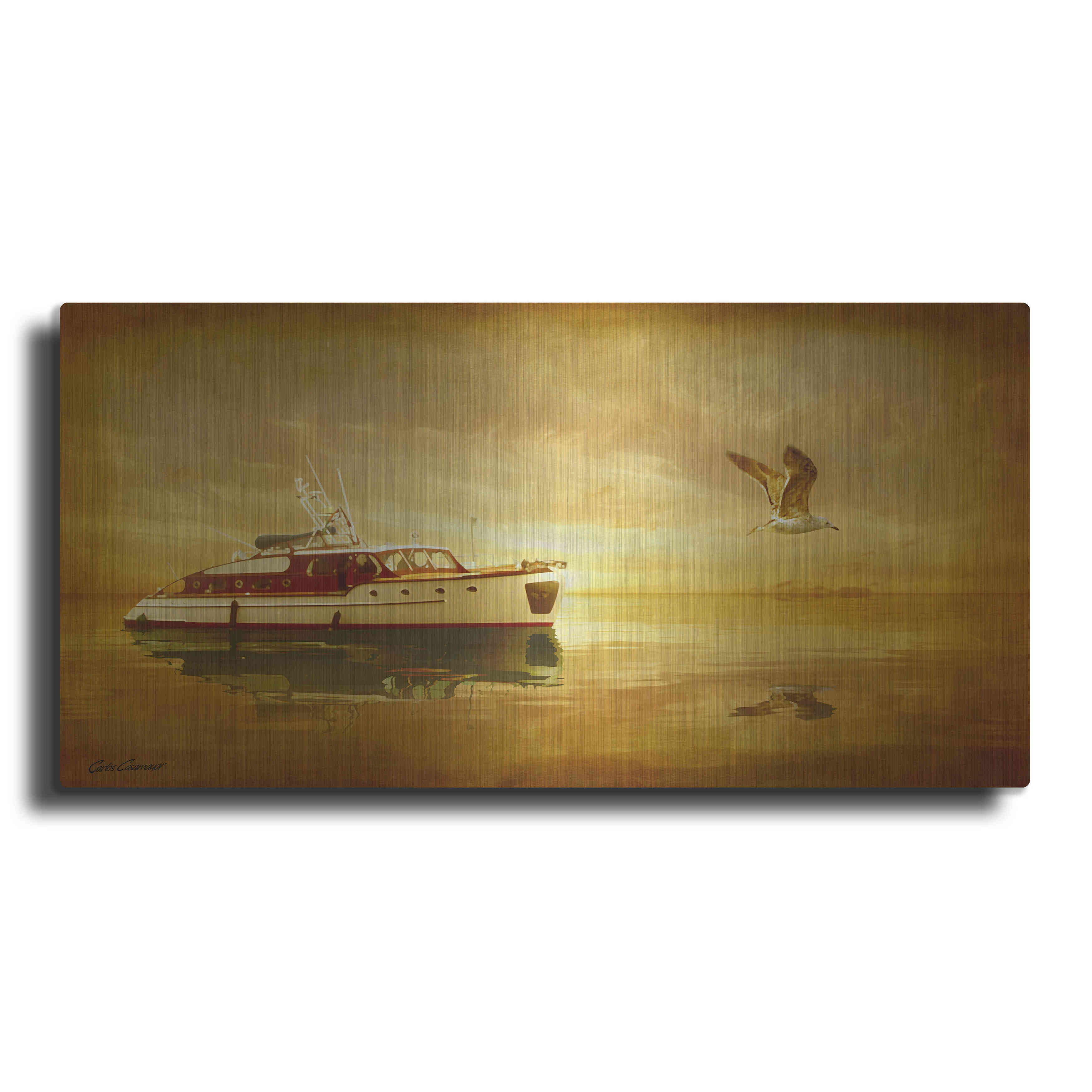 Luxe Metal Art 'Vintage Emotions' by Carlos Casamayor, Metal Wall Art ...