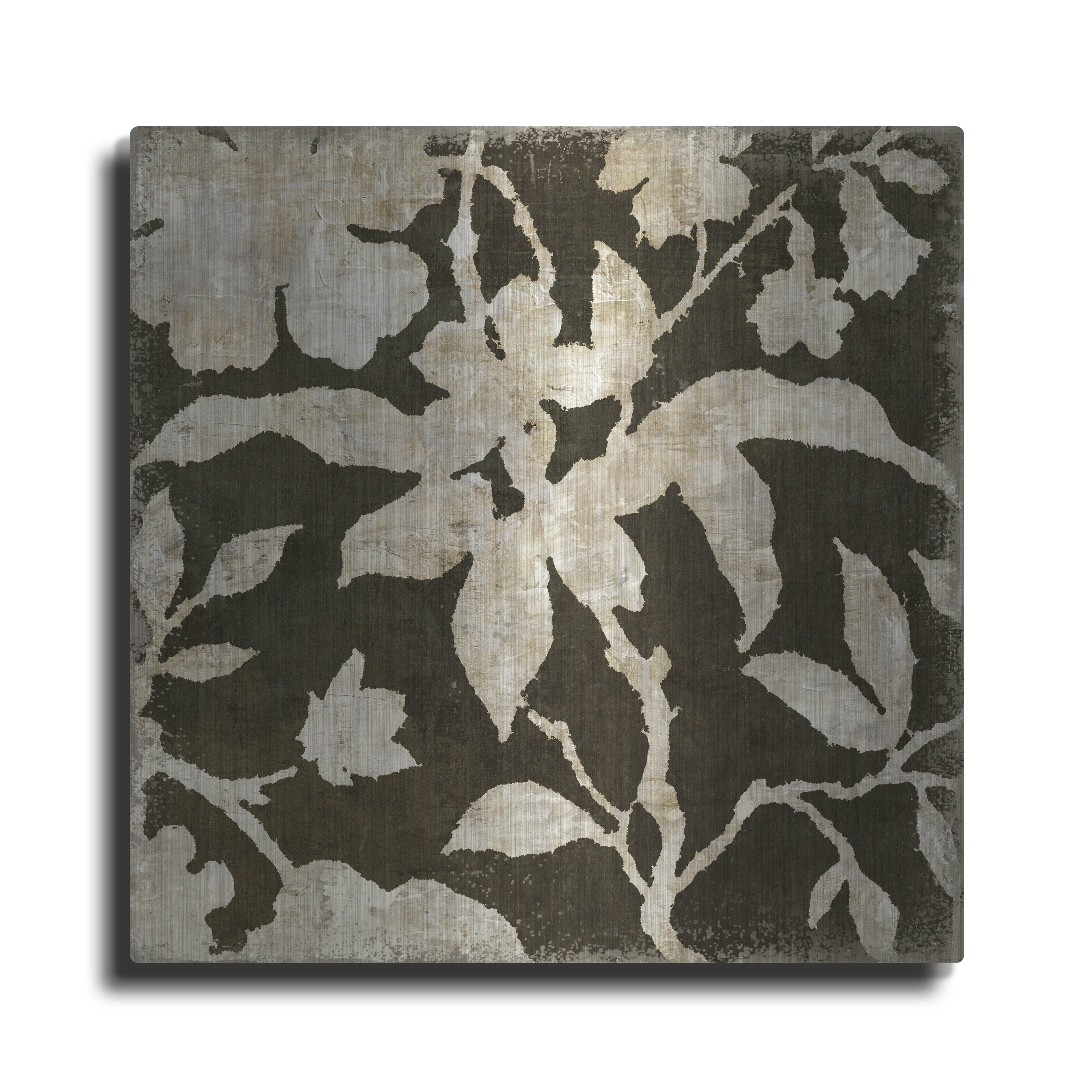 Luxe Metal Art 'Vintage Textile 1' by Suzanne Nicoll Metal Wall Art, 24 ...