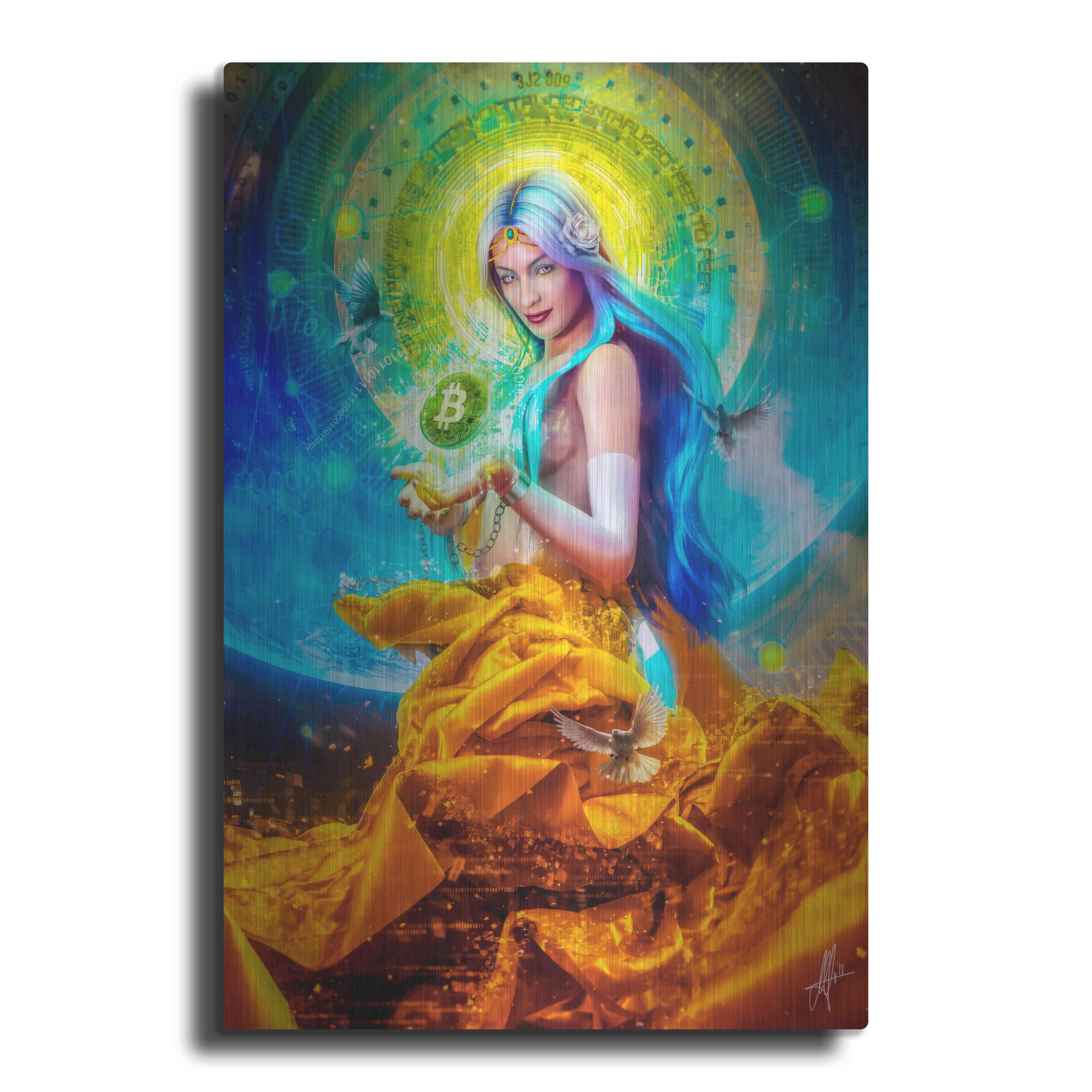 Luxe Metal Art 'Vires in Numeris' by Mario Sanchez Nevado, Metal Wall ...