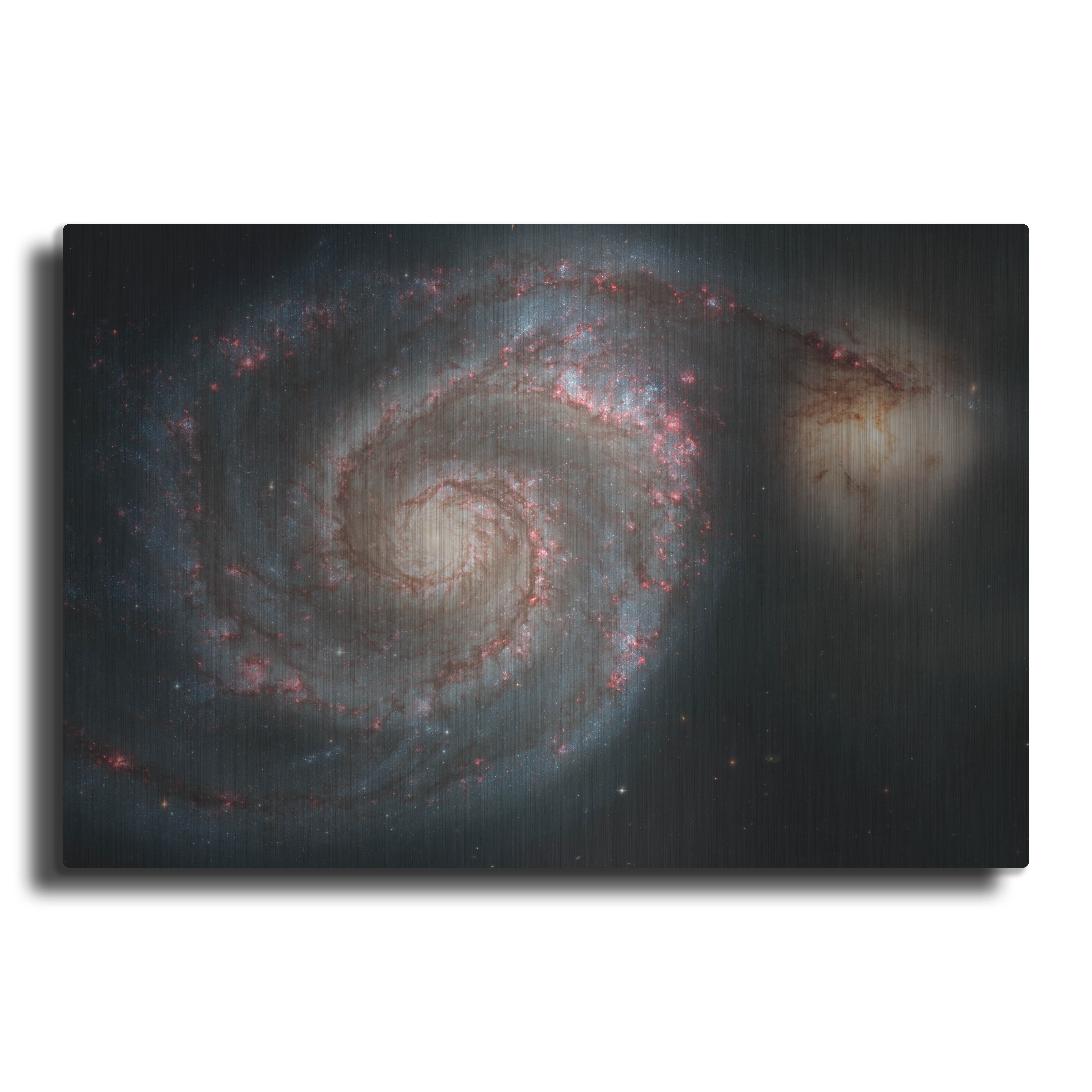 Luxe Metal Art 'Whirlpool Galaxy 2' by NASA's Hubble Space Telescope ...