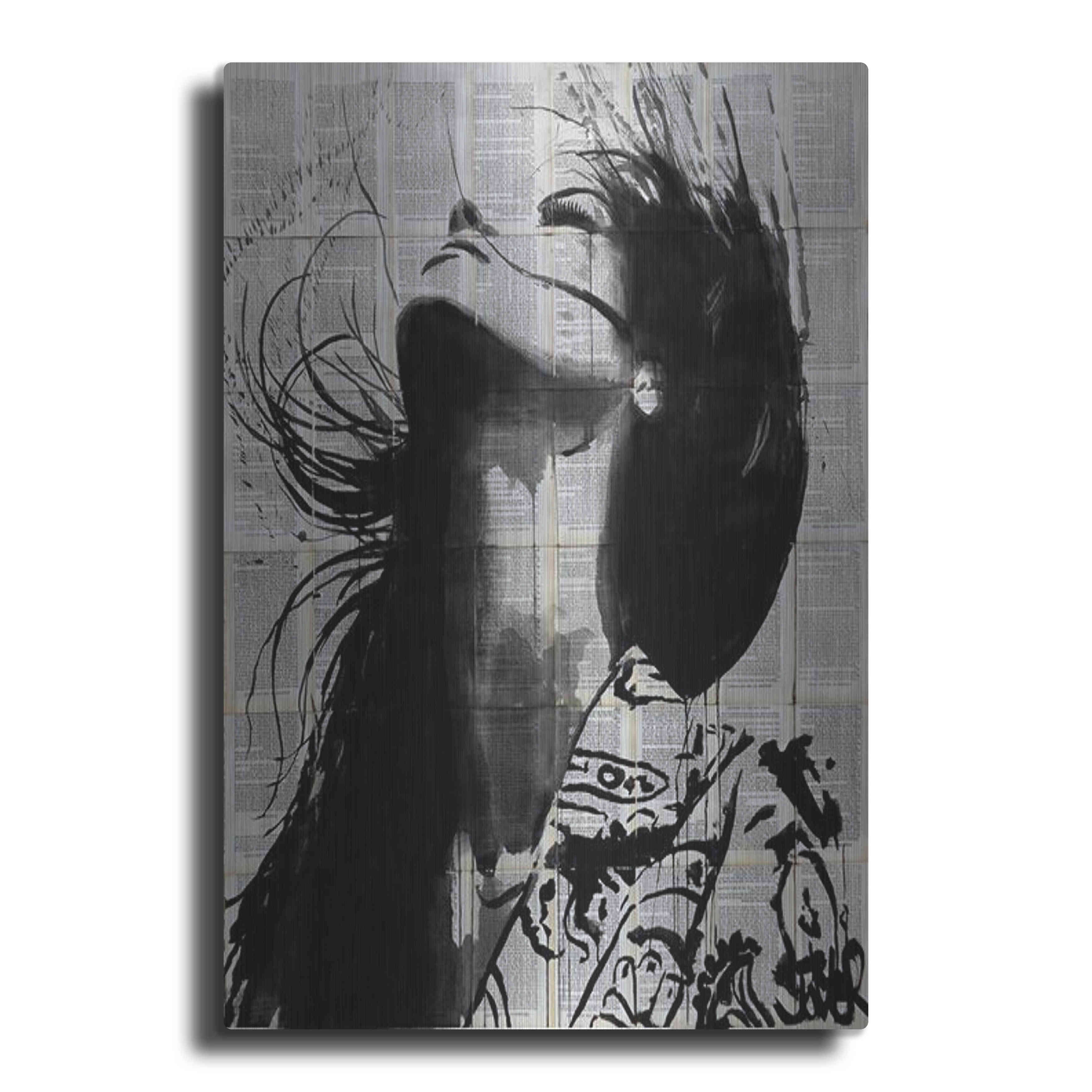 Luxe Metal Art 'Wild Flower' by Loui Jover, Metal Wall Art, 24"x36 ...
