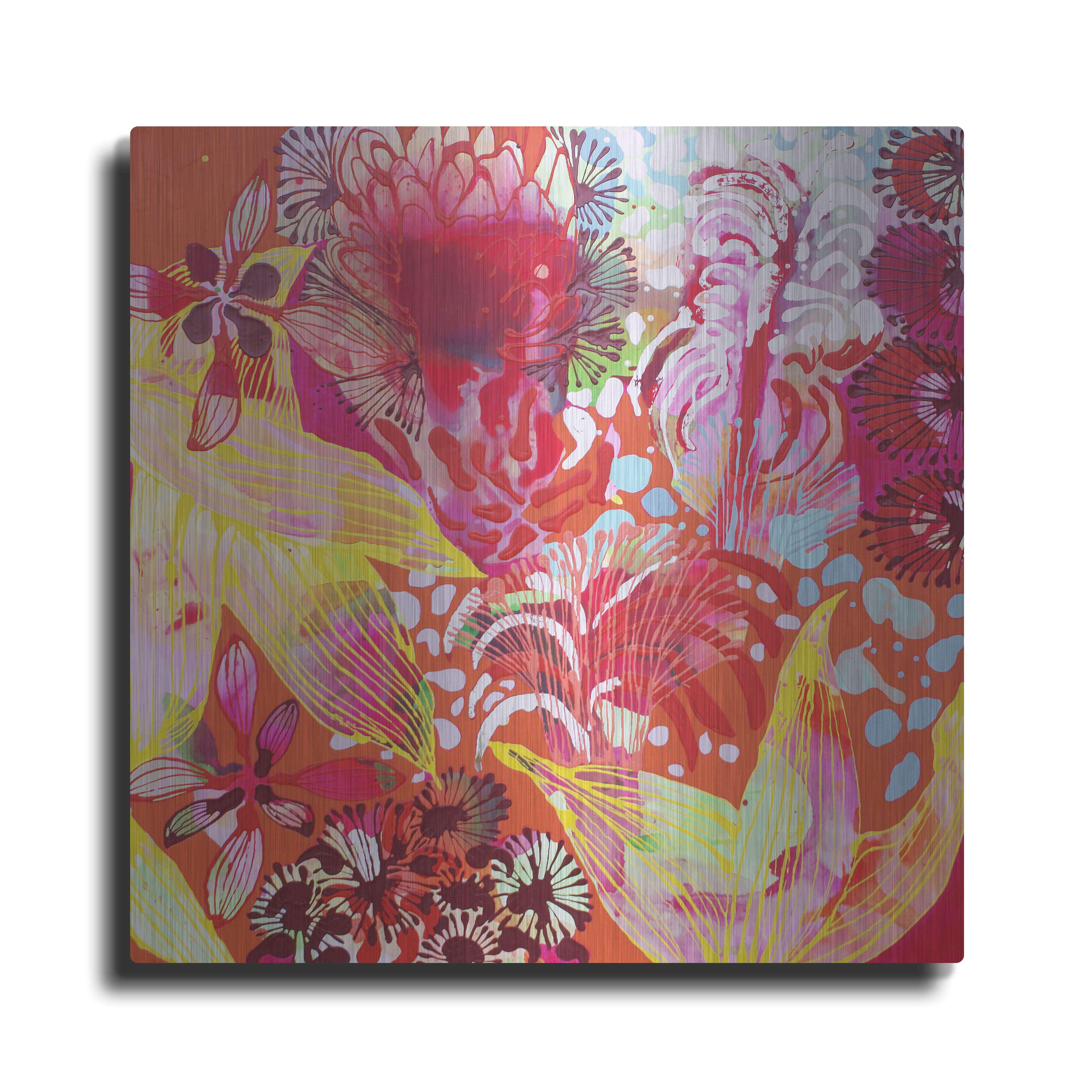 Luxe Metal Art ' You Can't Catch Me' by Sofie Siegmann, Metal Wall Art ...