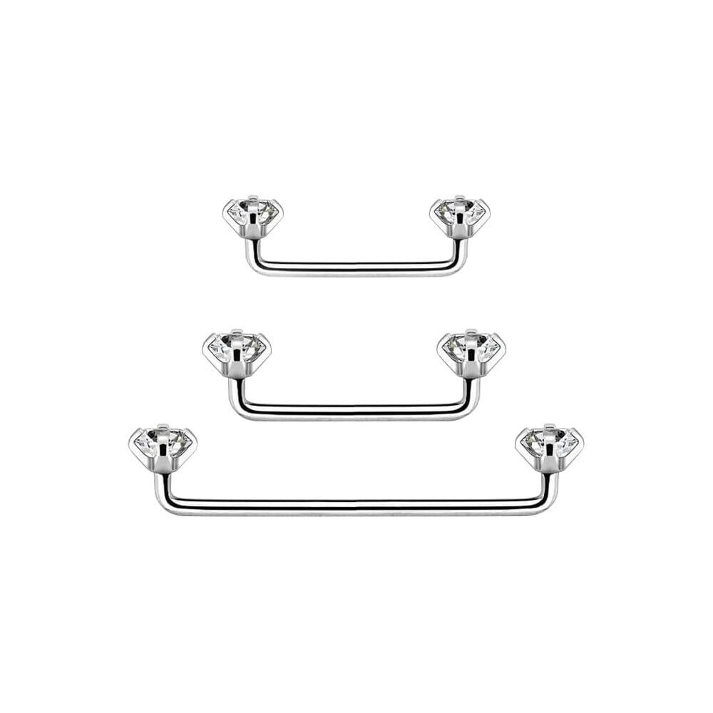 Luxe Modz 3PCs Implant Grade Titanium Internally Threaded Staple ...