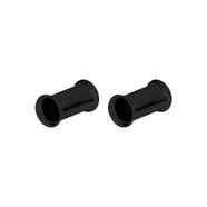 ZS 1 Pair Double Falre Ear Tunnel Plugs Expander Brown Wood Ear Gauges ...