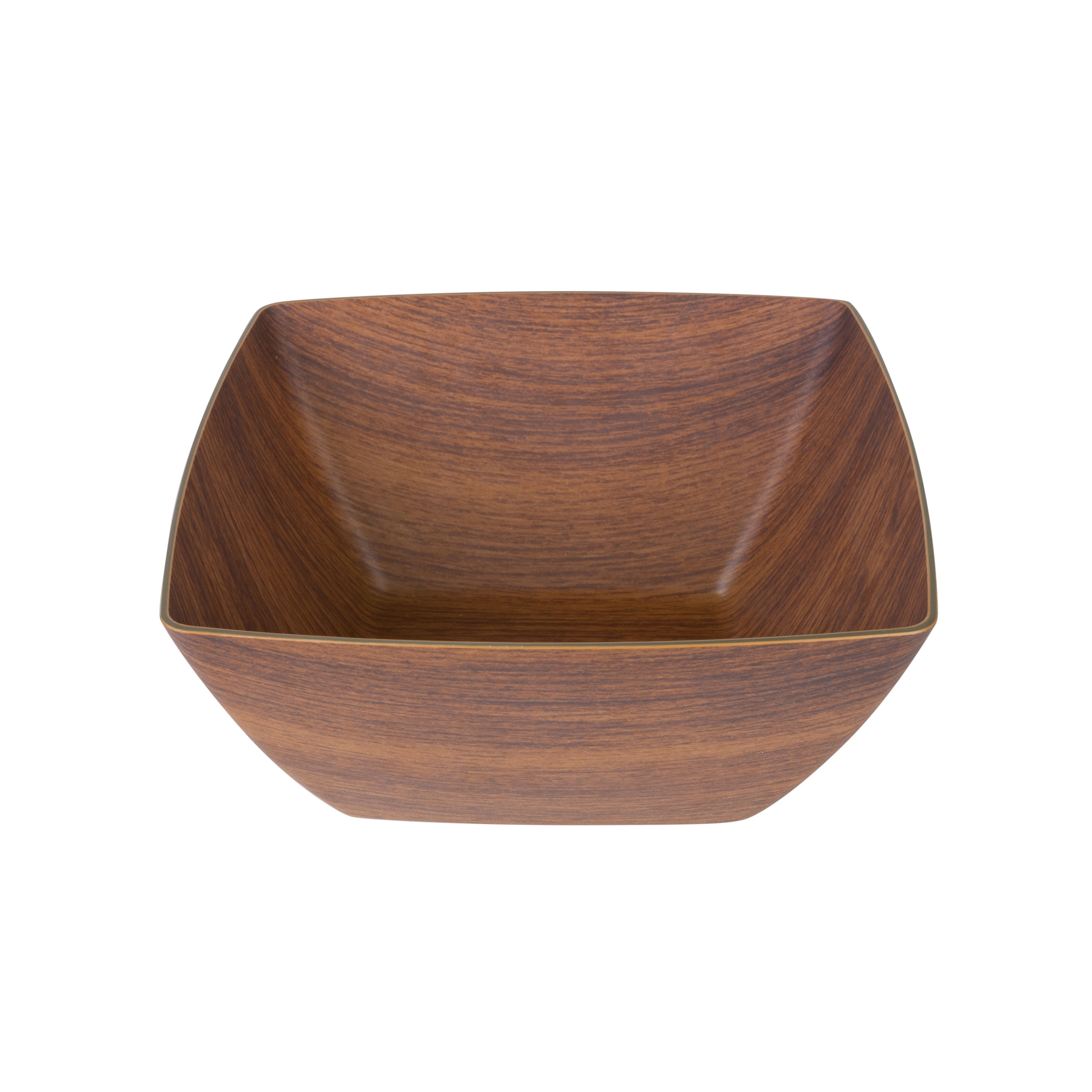 Luxe Party Mahogany Collection Large 9 inch Square Serving Bowl ...