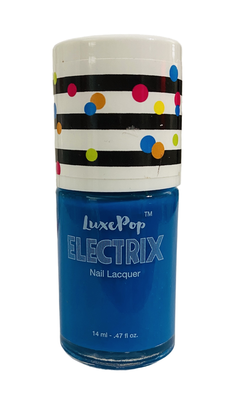 Luxe Pop Electrix Nail Lacquer Celestial Cyan (Blue) 0.47 fl oz ...