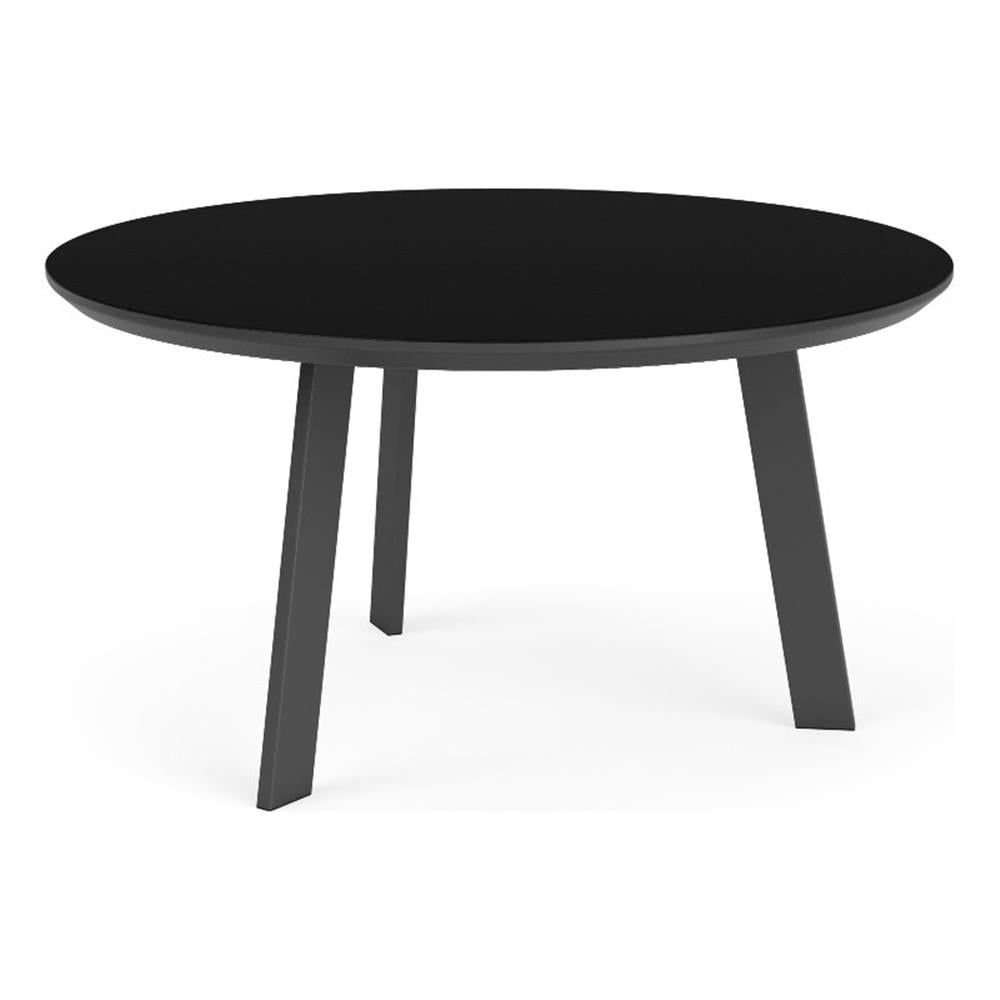 Luxe Reception Conversational Table 30" Round HPL Top / Charcoal Steel ...
