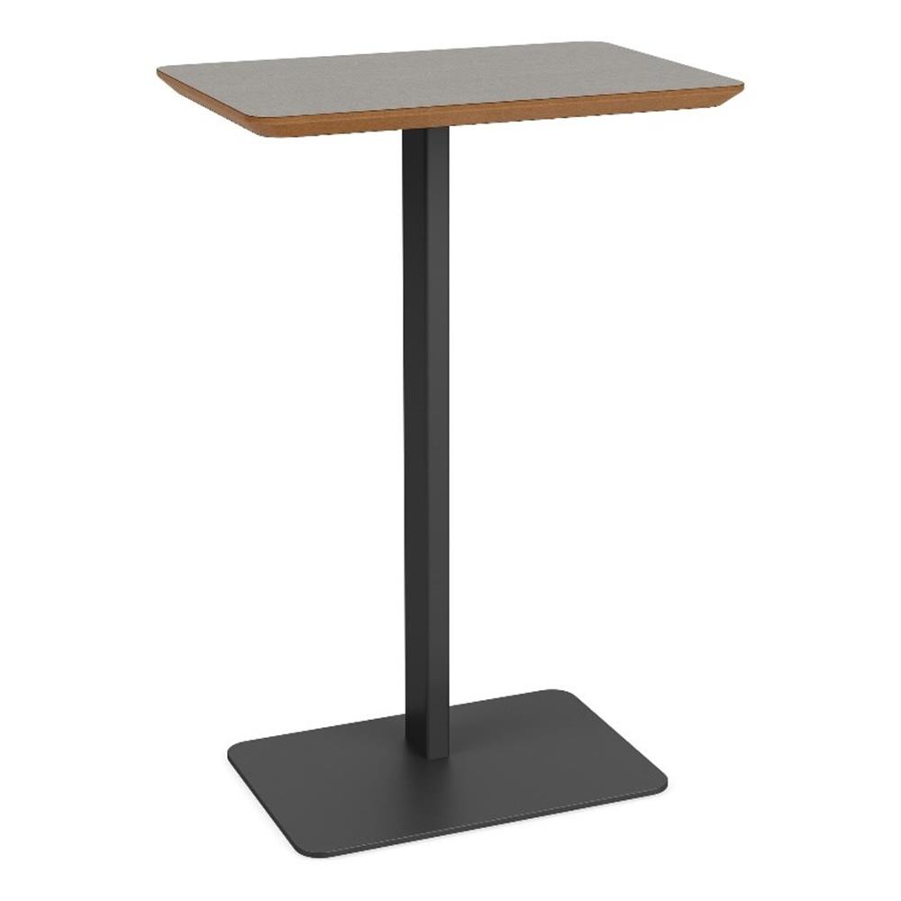Luxe Reception Waiting Room Personal Table HPL Top / Charcoal Steel ...