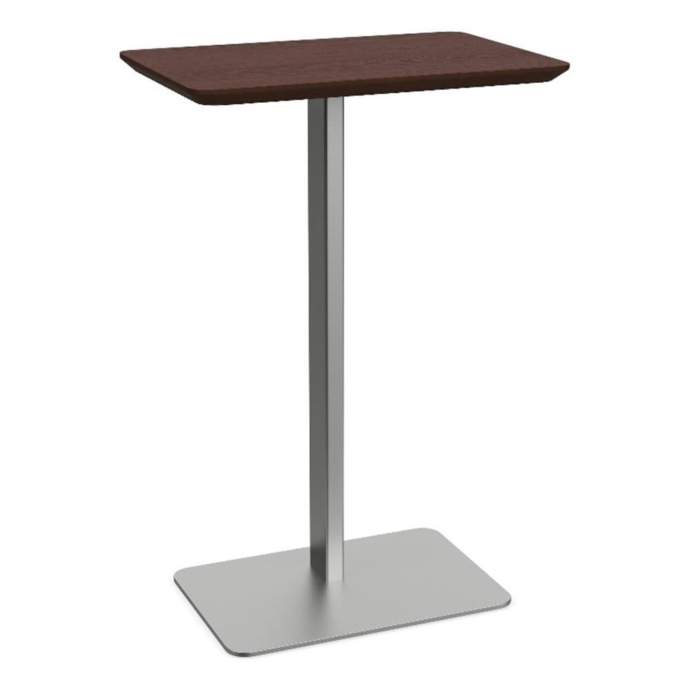 Luxe Reception Waiting Room Personal Table HPL Top / Silver Steel ...