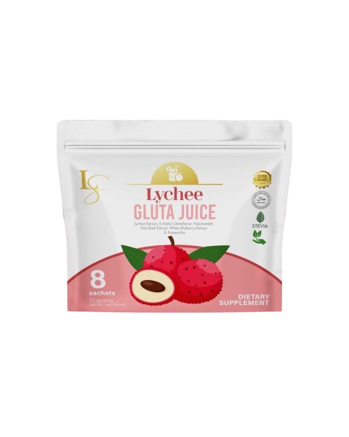 Luxe Slim Lychee Gluta Juice 21g x 8 Sachets - Walmart.com
