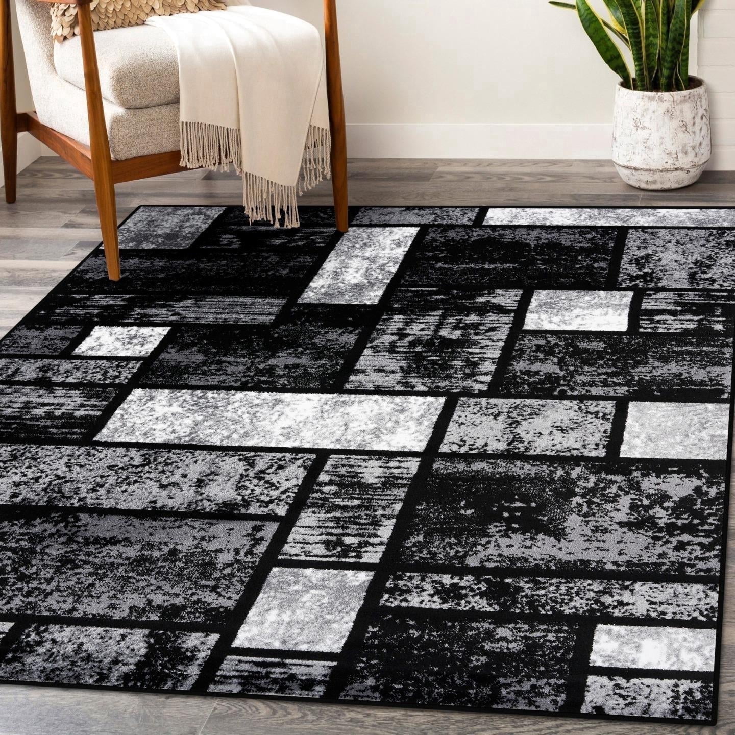 Luxe Weavers, Area Rug, 5x7, Gray Geometric Modern Design - Walmart.com