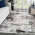 Luxe Weavers Abstract Gray 5x7 Area Rug, Indoor Modern Farmhouse Rug ...