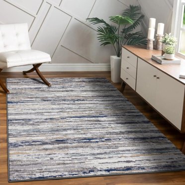 Luxe Weavers Beige Swirls Modern Abstract Area Rug Size 8x10 - Walmart.com