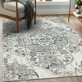 Luxe Weavers Hampstead Collection Silver 8x10 Geometric Area Rug ...
