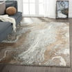 Luxe Weavers Modern Abstract Marble Swirl Blue 8x10 Area Rug Living ...