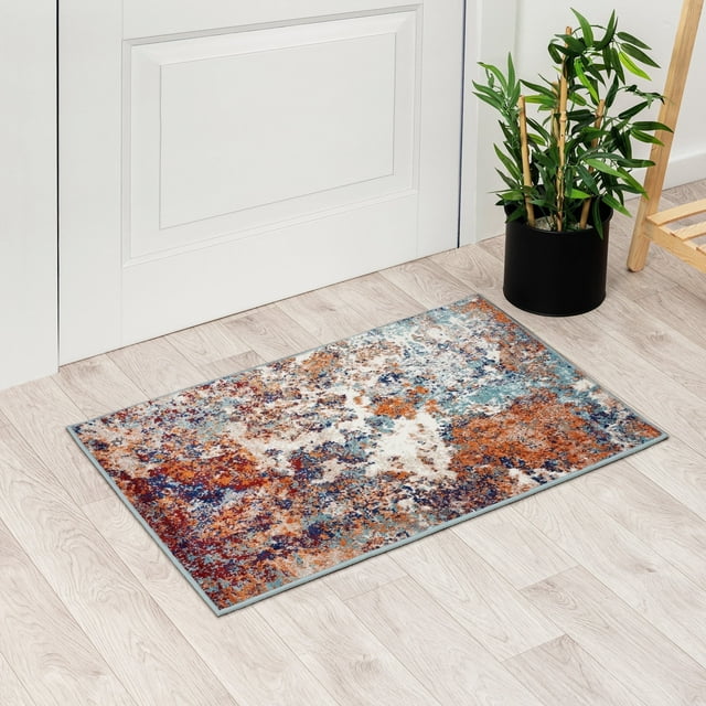 Luxe Weavers 2x3 Multicolor Modern Abstract Area Rug, Stain Resistant ...
