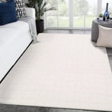 Luxe Weavers Modern Abstract Checkered Ivory 8x10 Area Rug - Walmart.com