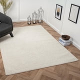 Luxe Weavers Modern Geometric Moroccan Medallion 5x7 Cream Area Rug ...